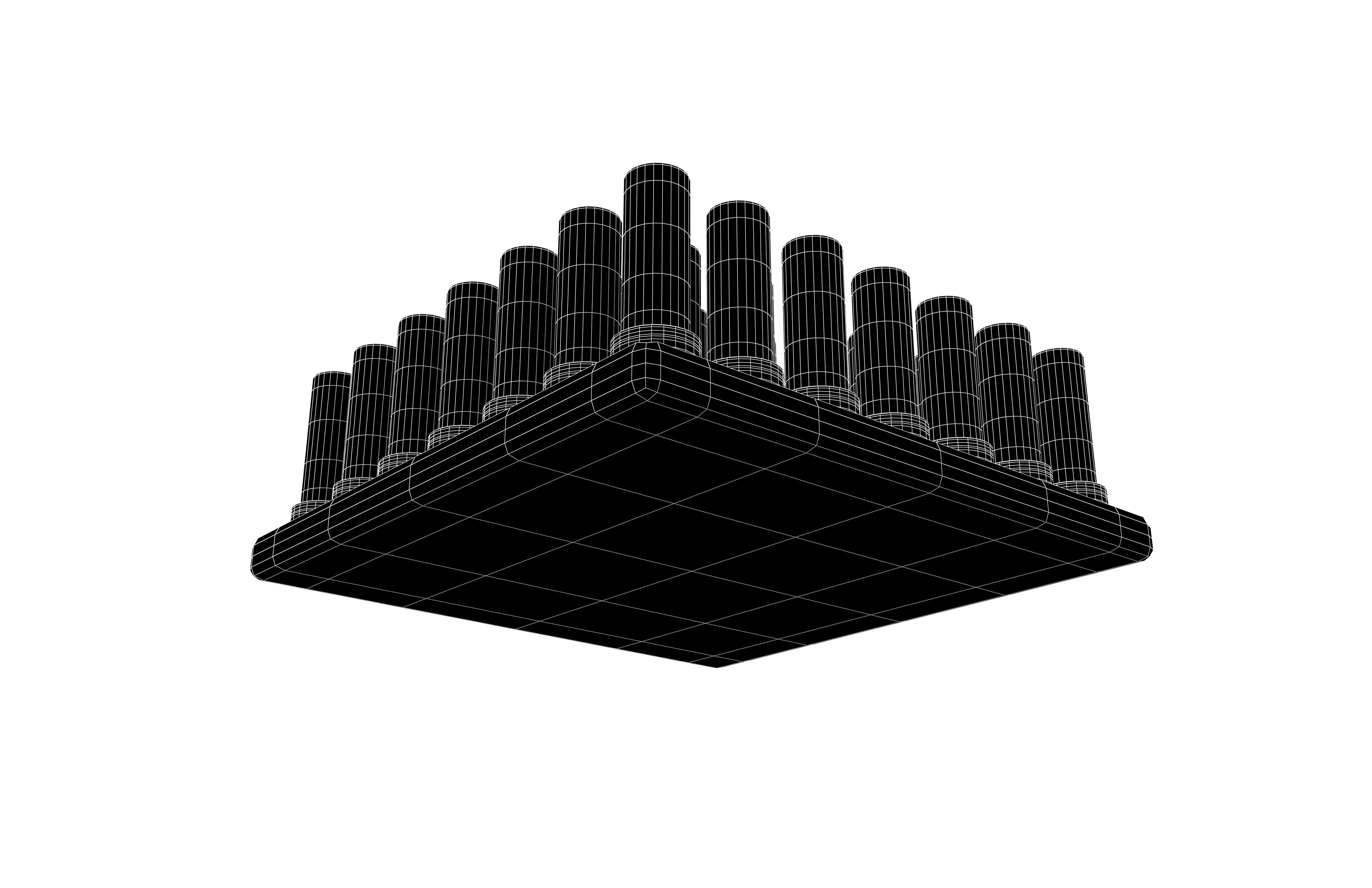 3D model Cylindrical Cognitive Board v1 002 VR / AR / low-poly | CGTrader