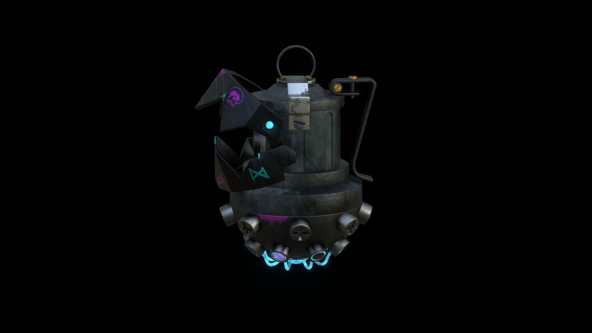 3D model Arcane Jinx Flame Chompers VR / AR / low-poly | CGTrader