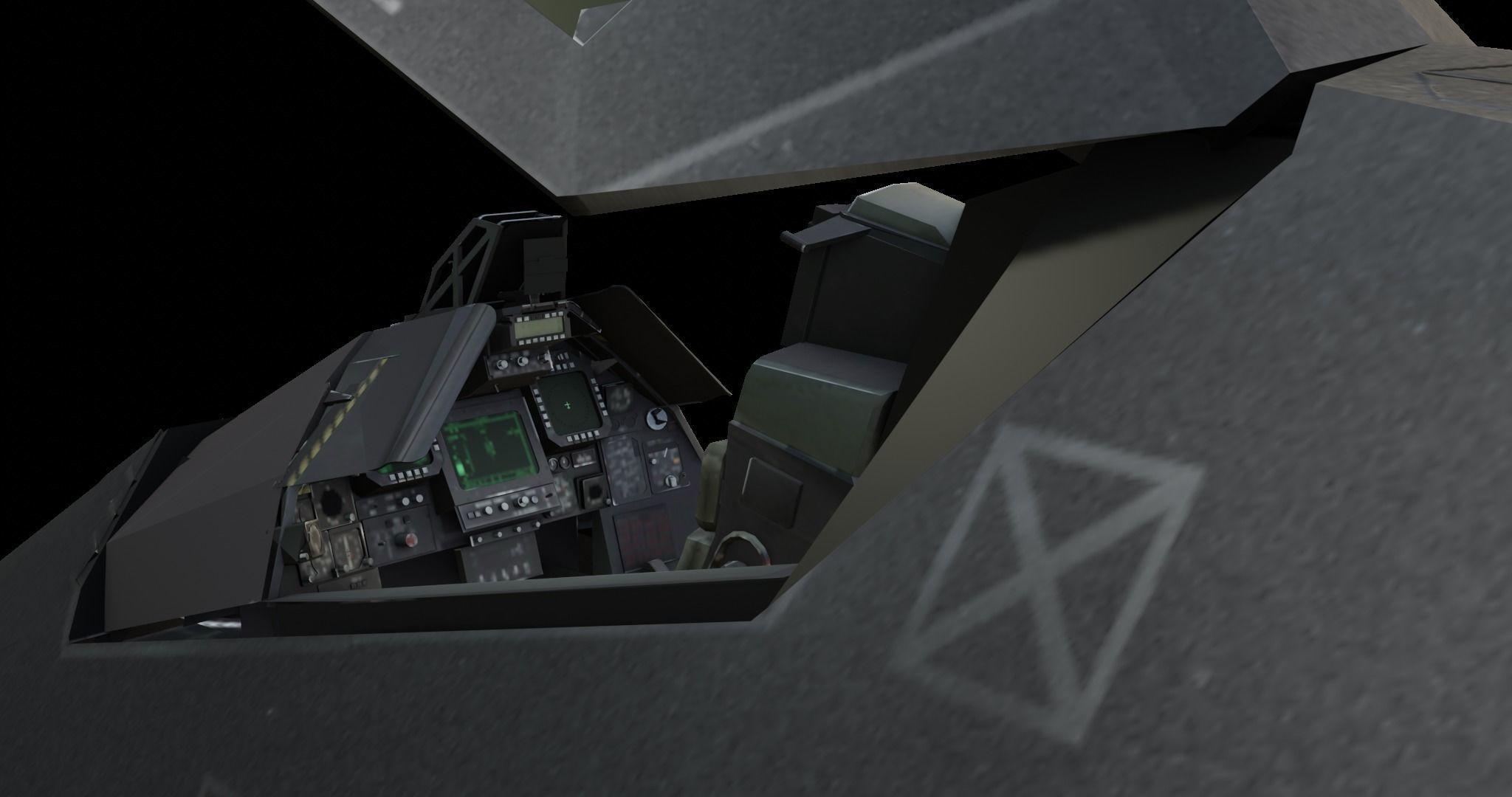 3D model Lockheed F-117 Nighthawk VR / AR / low-poly | CGTrader