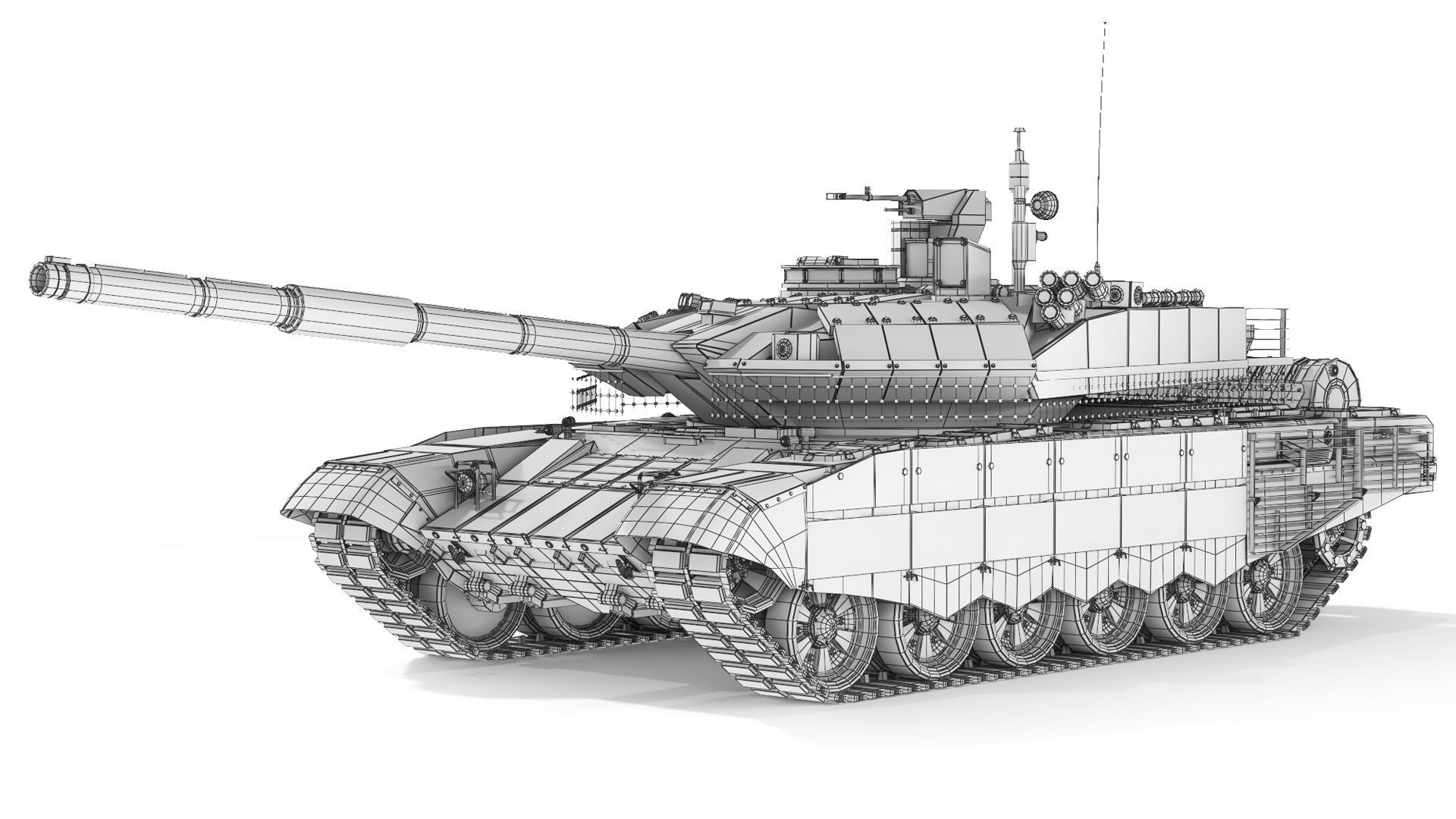 Tank T-90M 2020 3D model | CGTrader