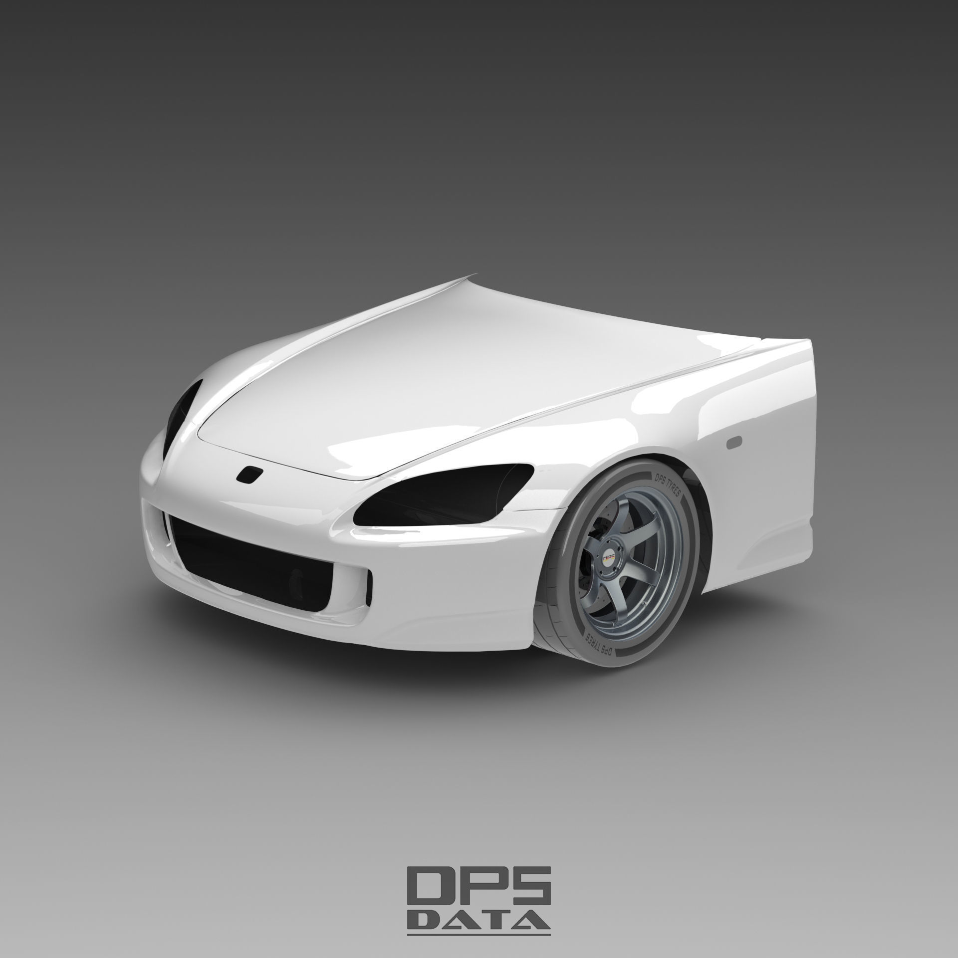 S2000 AP2 Front Assembly Exterior Surfaces - 3D Laser-Scanned 3D model ...