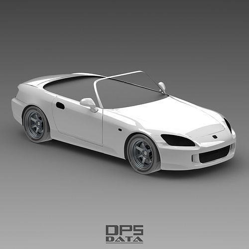 S2000 AP2 Full Exterior Surface Model - 3D Laser-Scanned 3D model ...