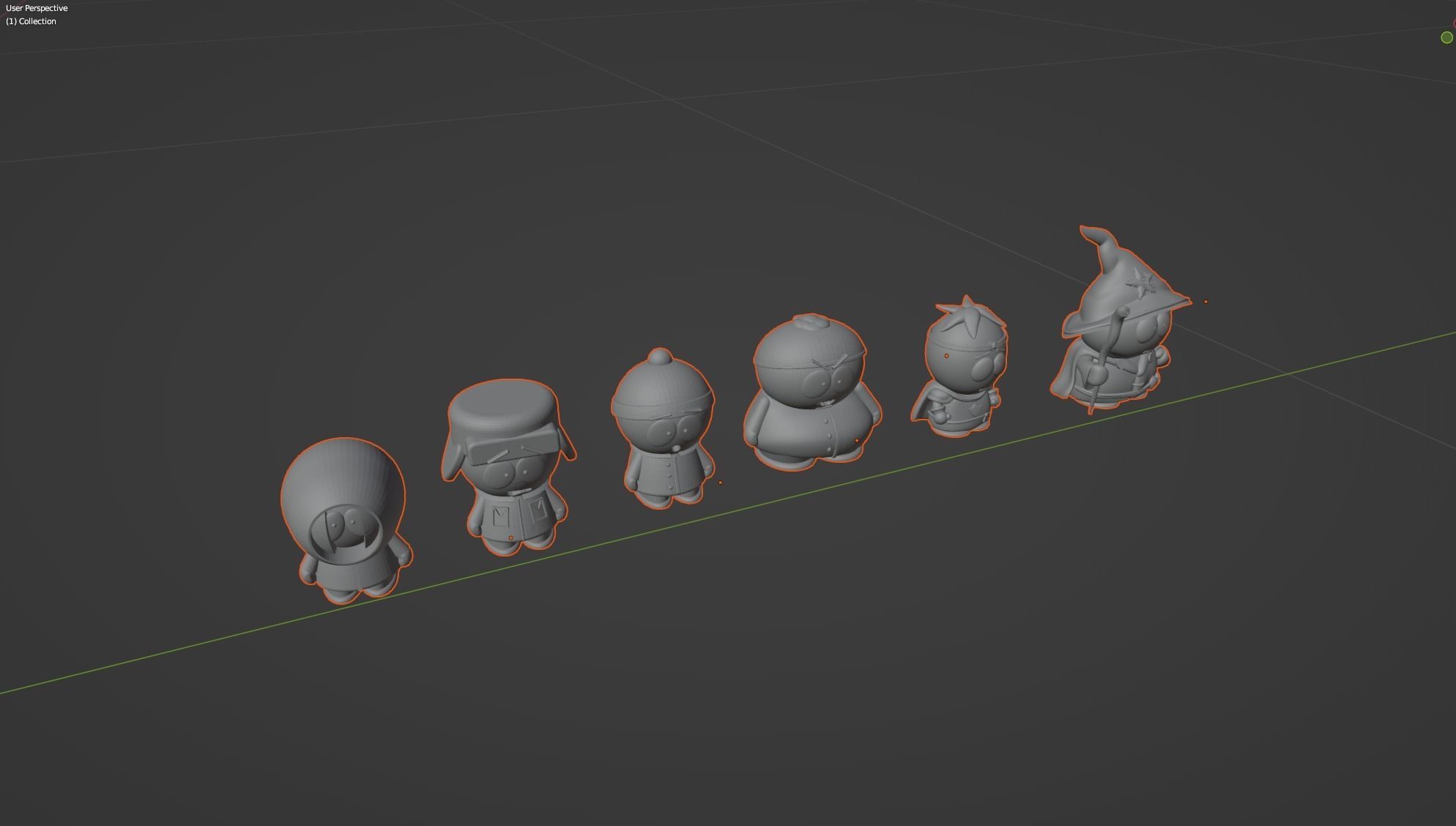 South Park Crew 3D model 3D printable | CGTrader