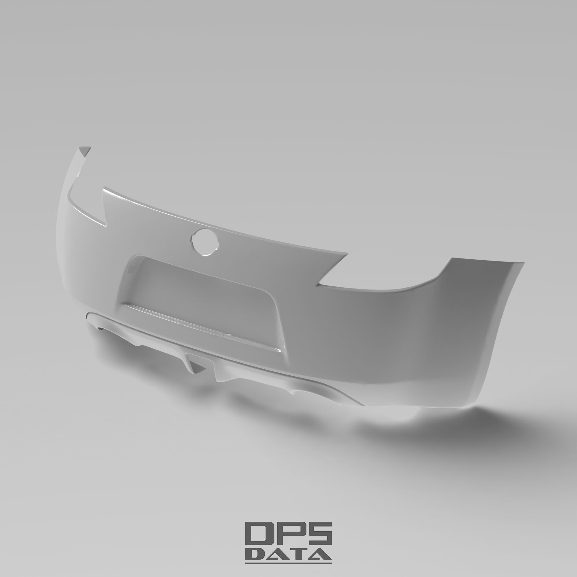 370Z Z34 Rear Bumper Exterior Surface Model - 3D Laser-Scanned 3D model ...