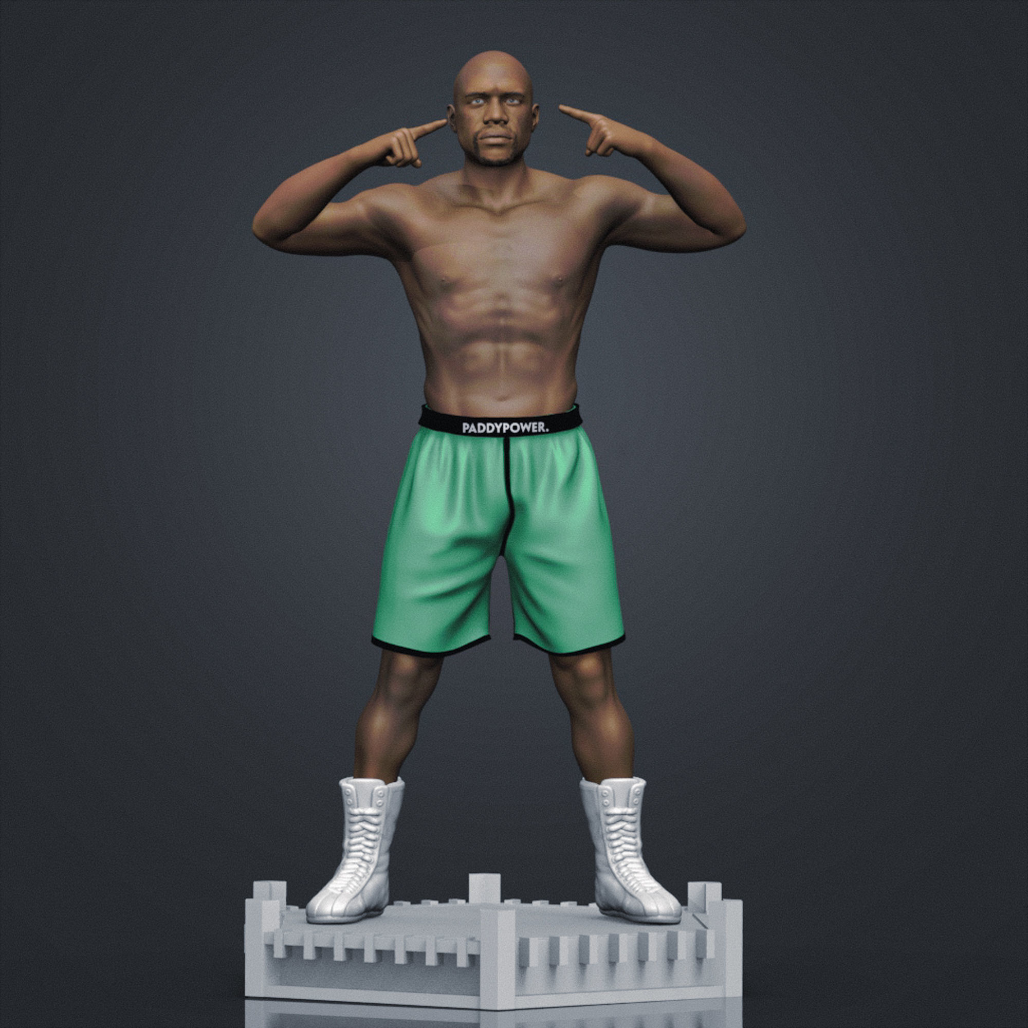 Floyd MayWeather 3D Printable 1 3D model 3D printable | CGTrader