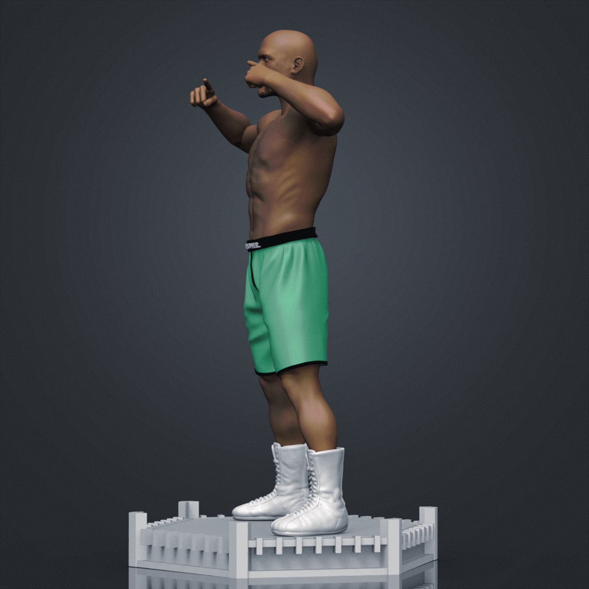 Floyd MayWeather 3D Printable 1 3D model 3D printable | CGTrader