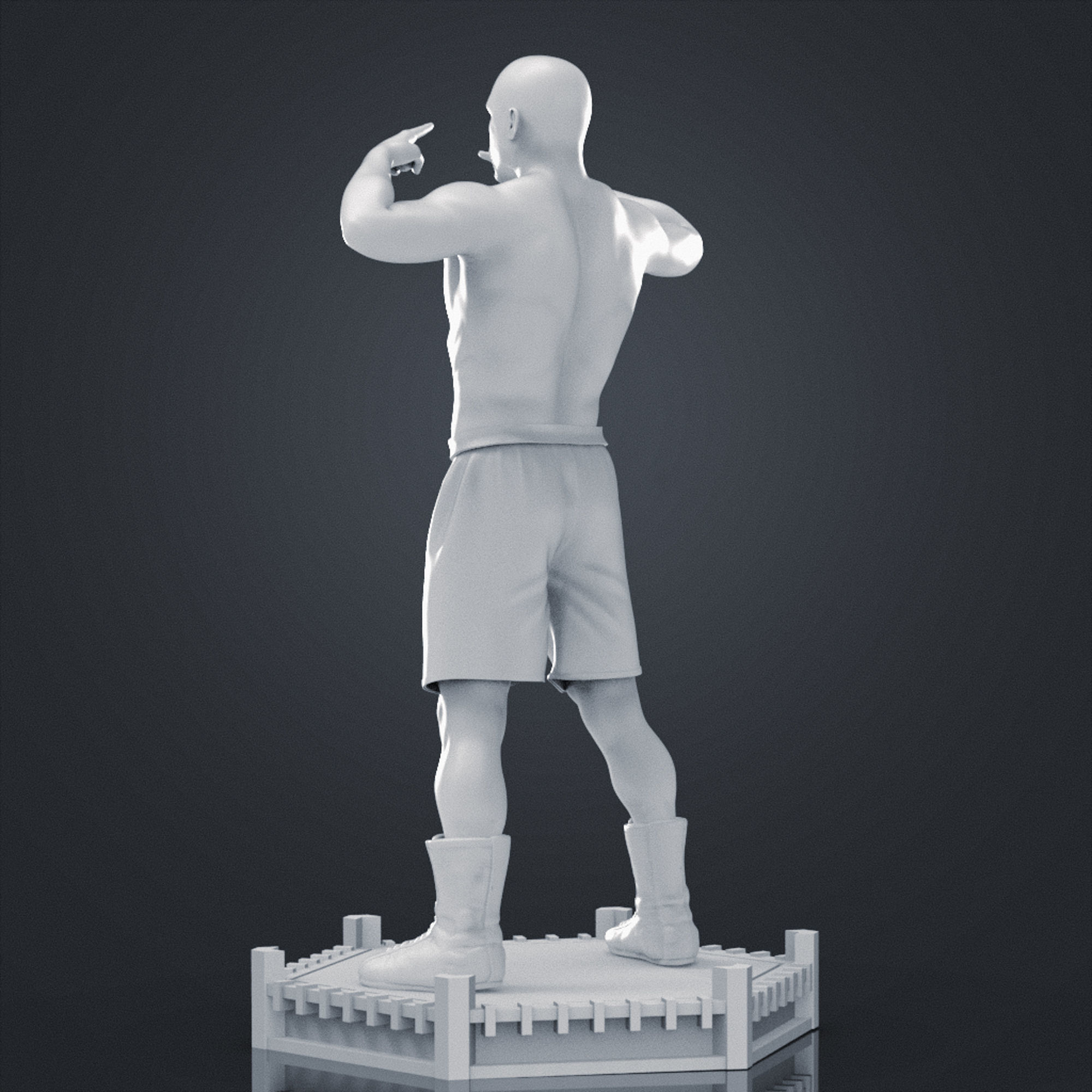 Floyd MayWeather 3D Printable 1 3D model 3D printable | CGTrader