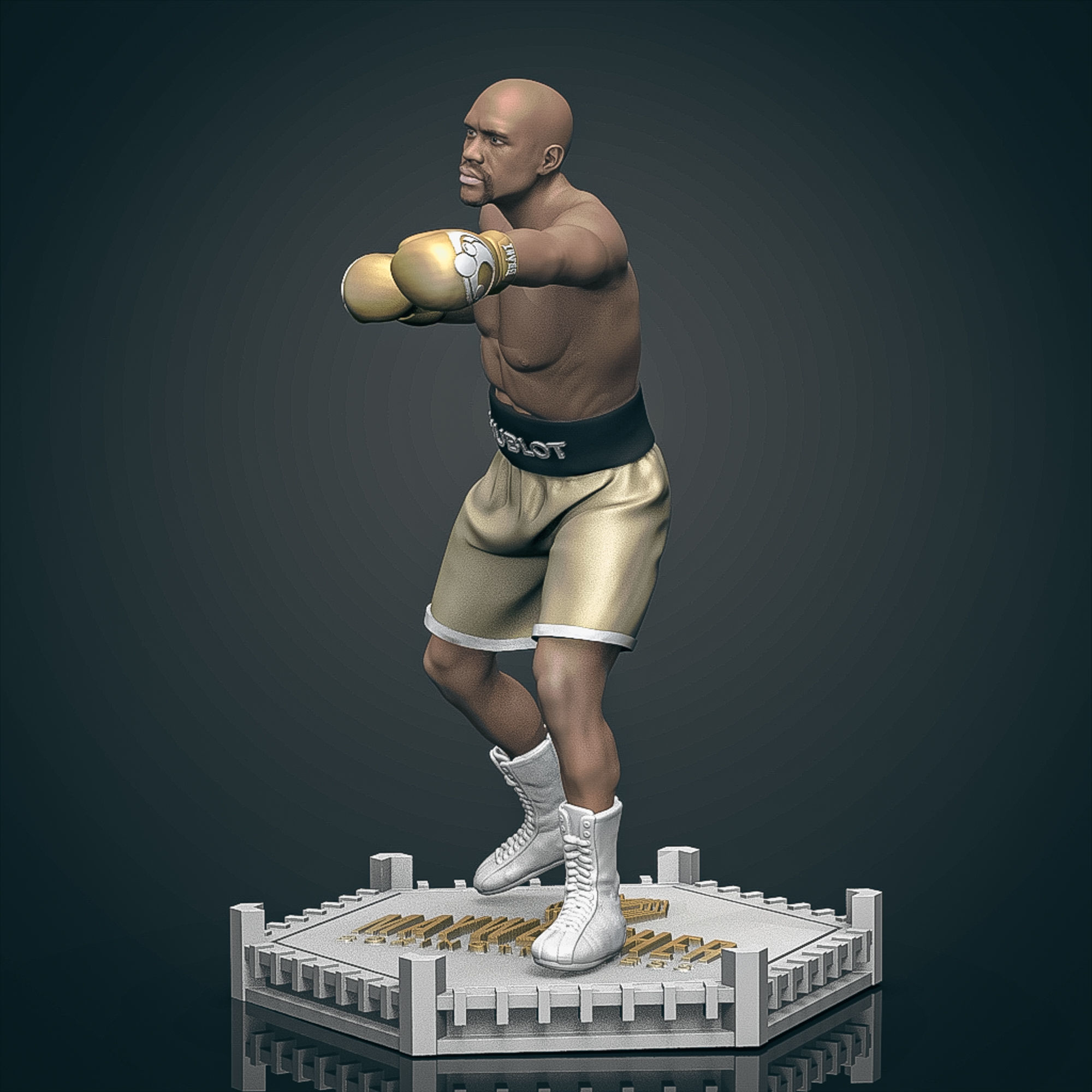 Floyd MayWeather 3D Printable 2 3D model 3D printable | CGTrader