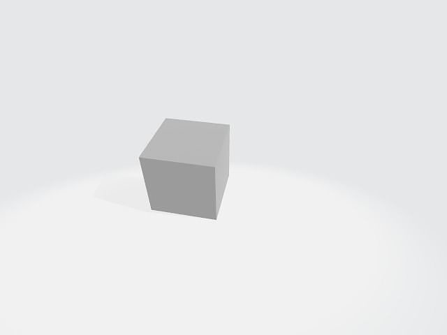 basic cube free 3D model | CGTrader