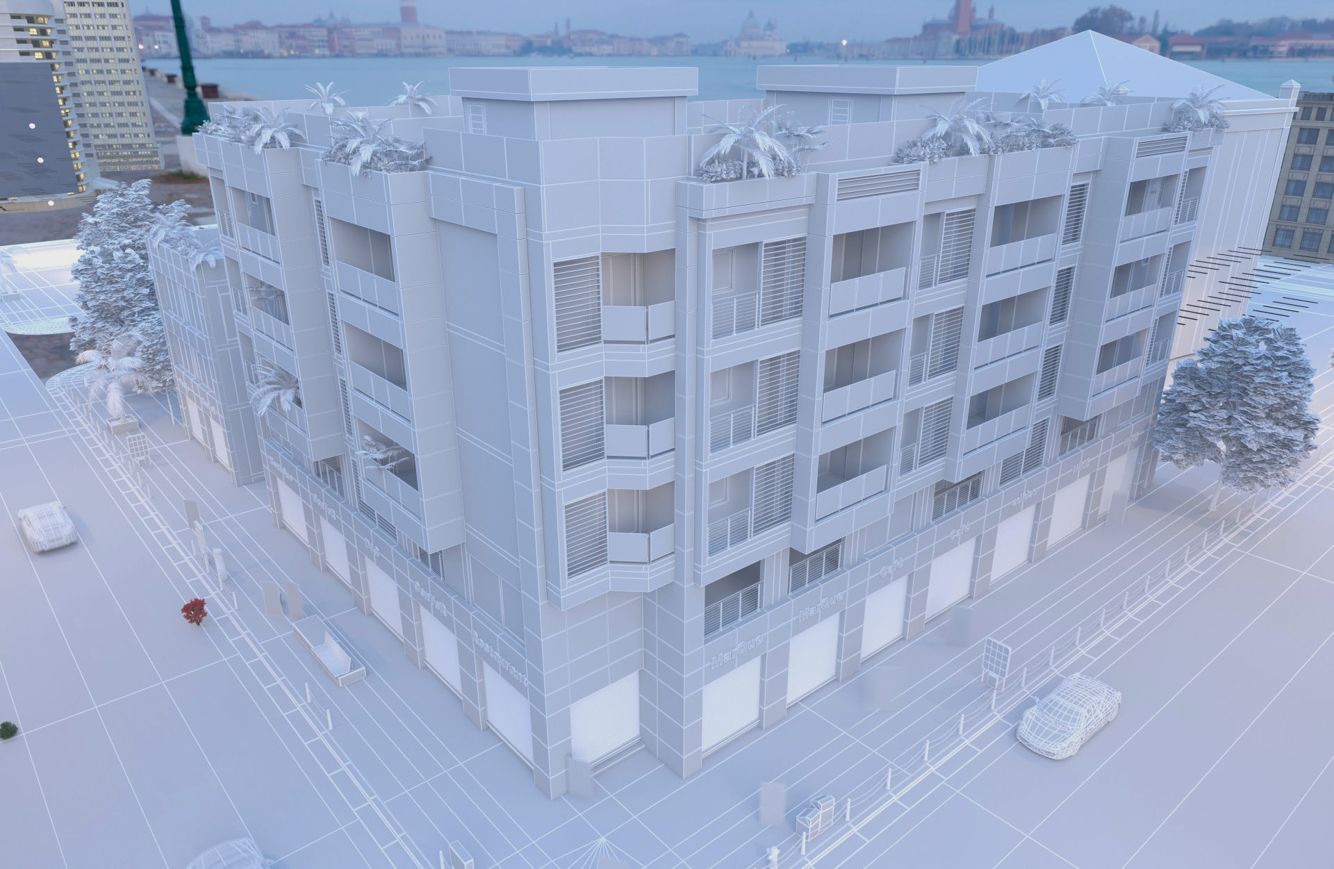 Exterior scene 3D model 3D model | CGTrader