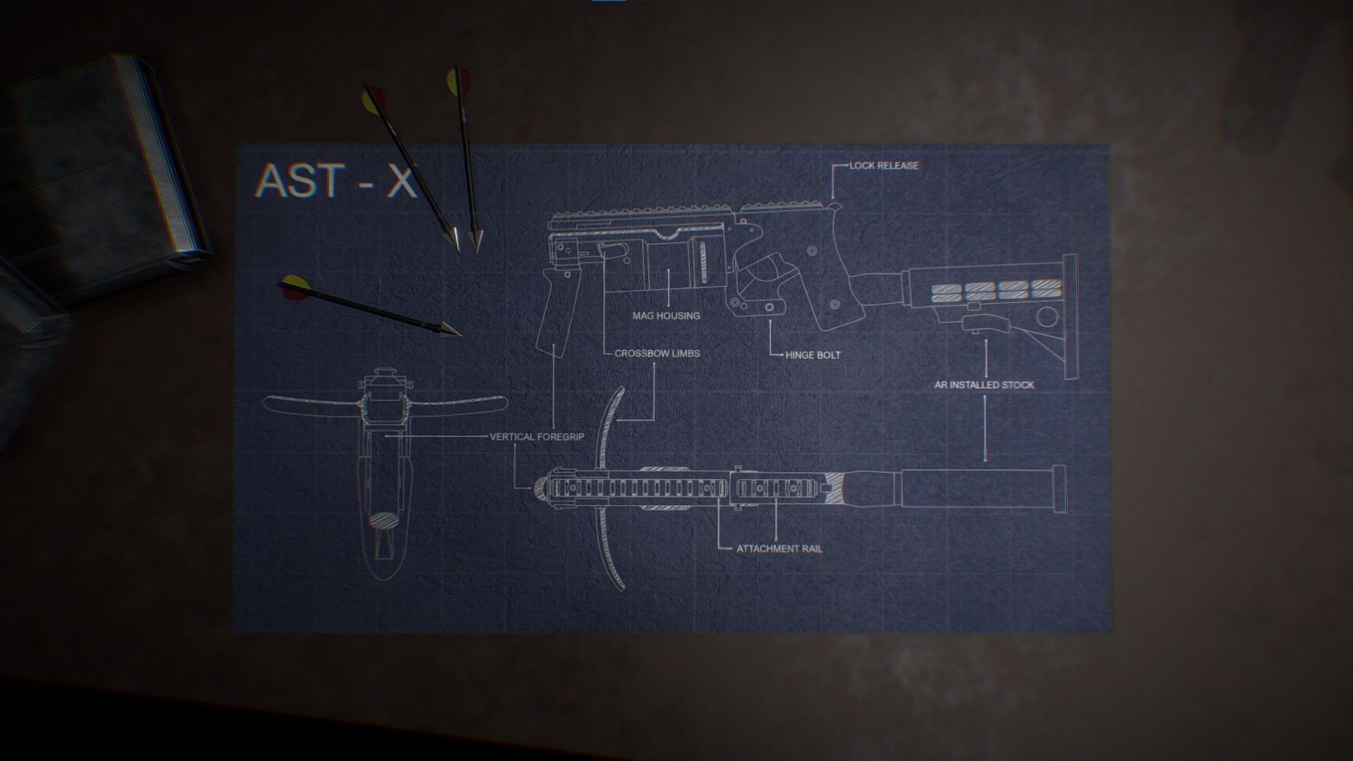 3D model AST-X Lever Action Crossbow VR / AR / low-poly | CGTrader