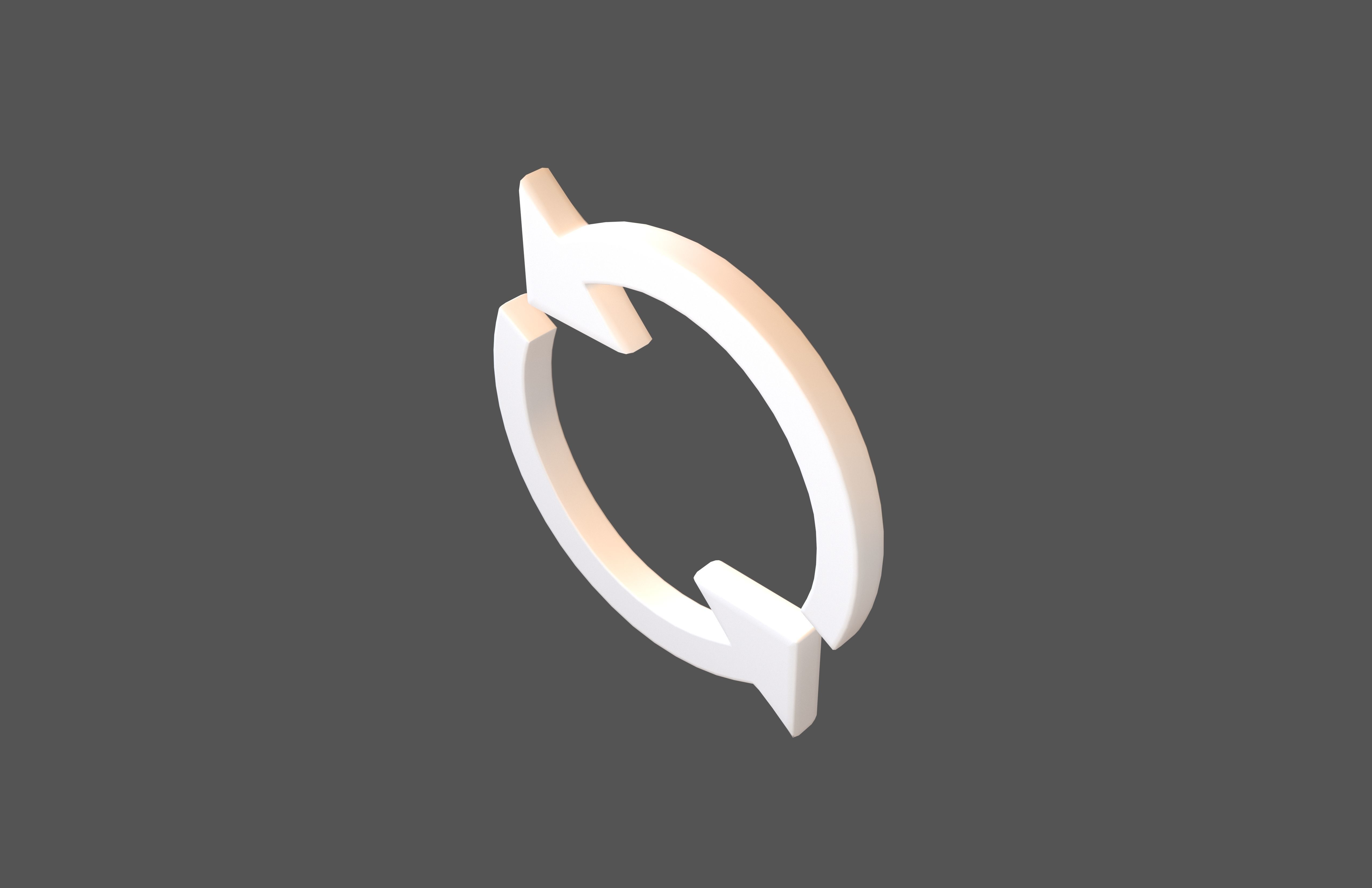 3D model Reload Symbol V2 002 VR / AR / low-poly | CGTrader