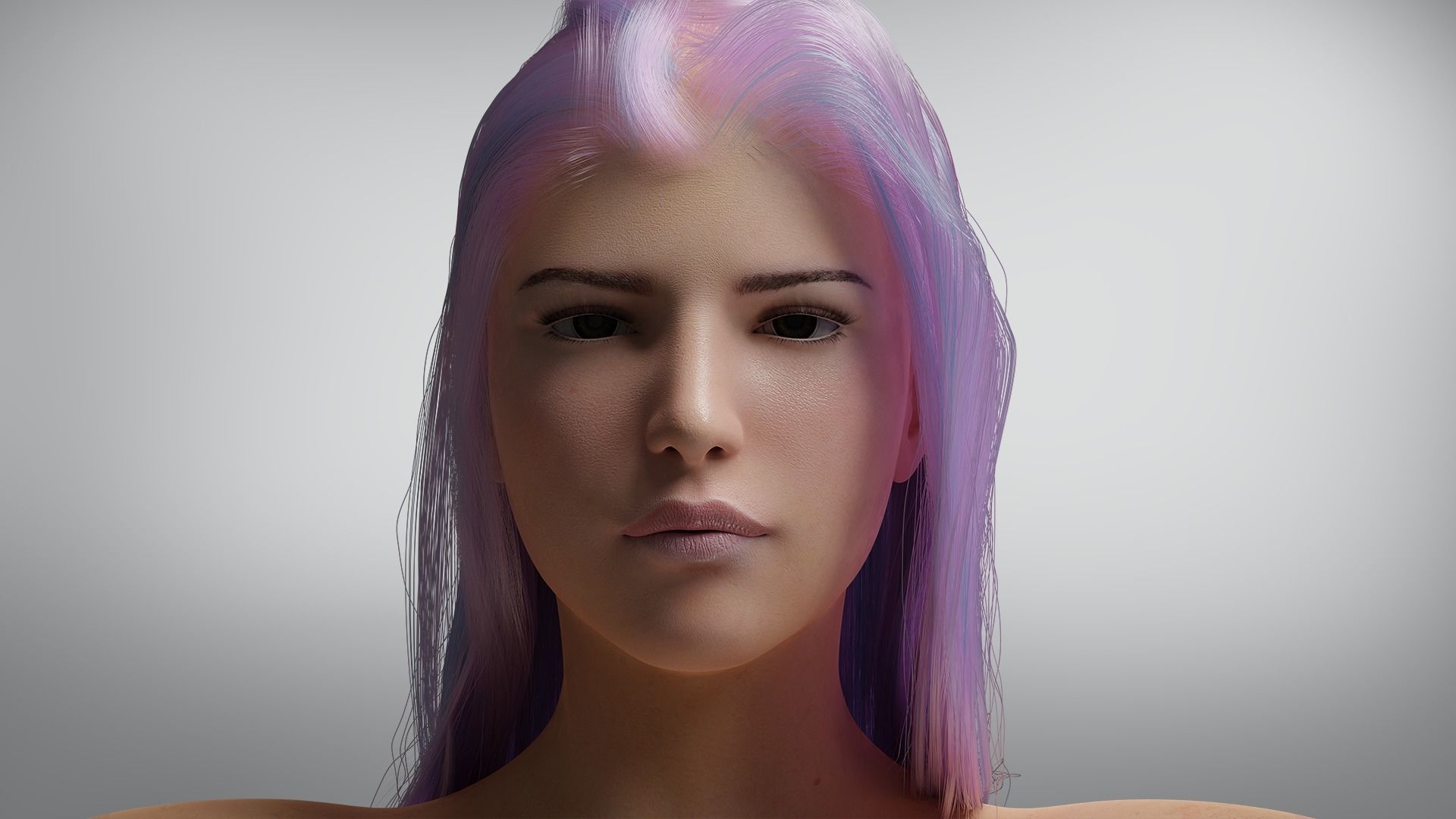 Realistic Female Character 3D model | CGTrader