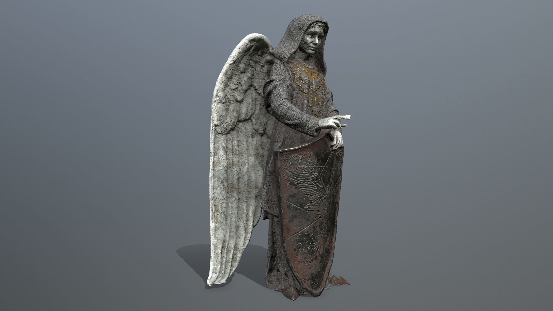 3D model Woman Angel VR / AR / low-poly | CGTrader