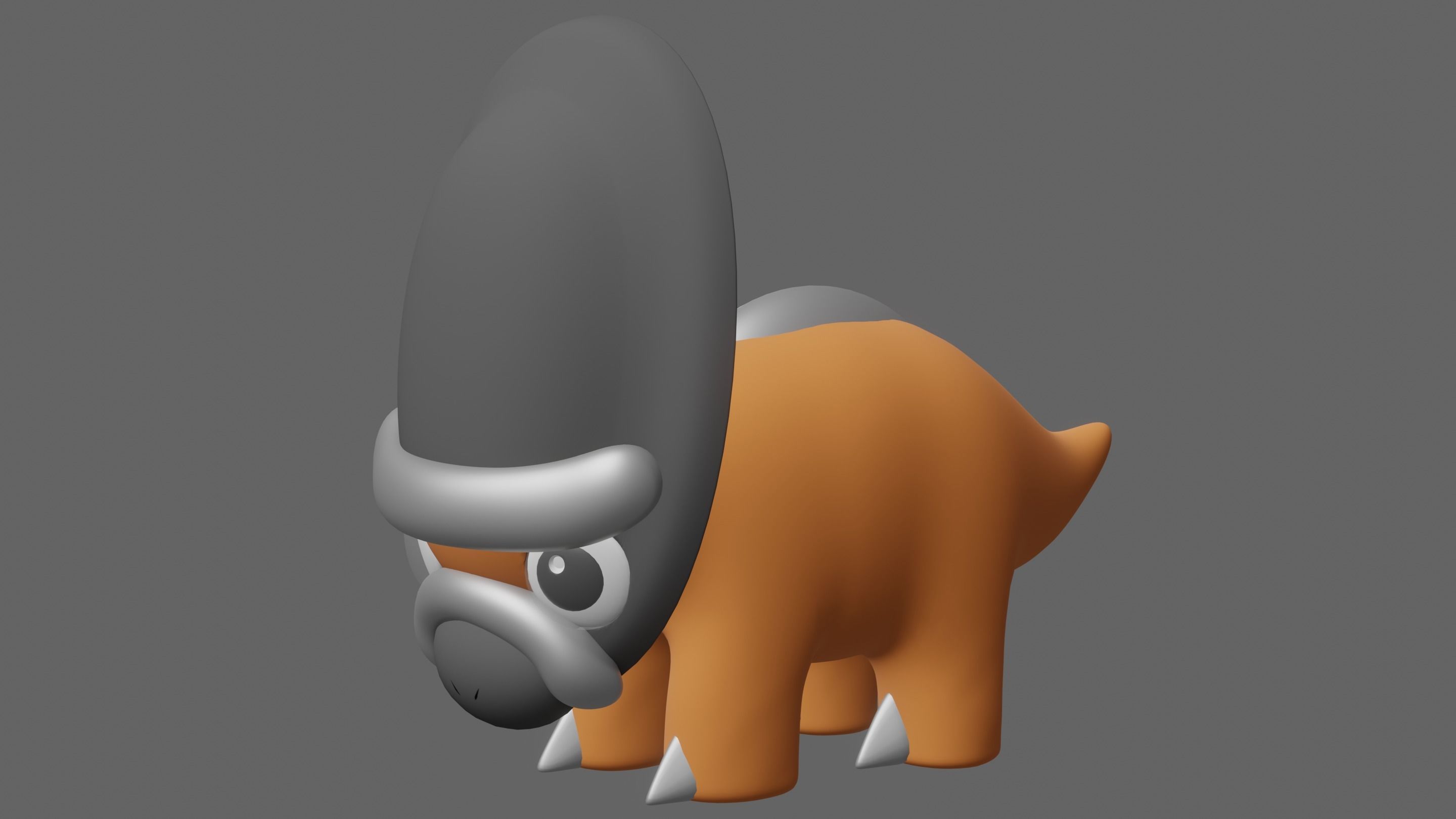 Pokemon Shieldon 3D model rigged | CGTrader