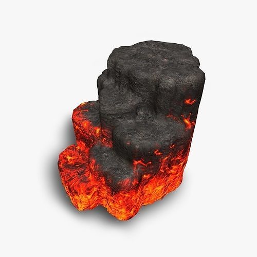 3D model Cave Platform 1 - Lava VR / AR / low-poly | CGTrader