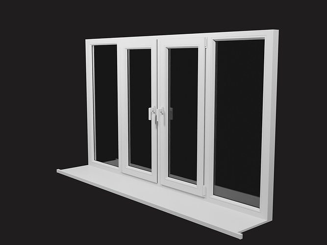 3D model Plastic Window VR / AR / low-poly | CGTrader