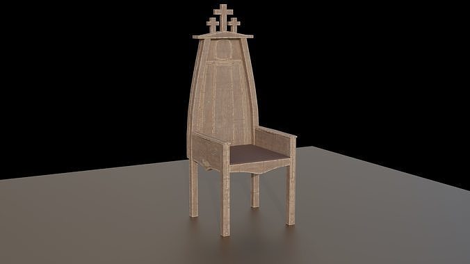 Chair Altar 3D model | CGTrader