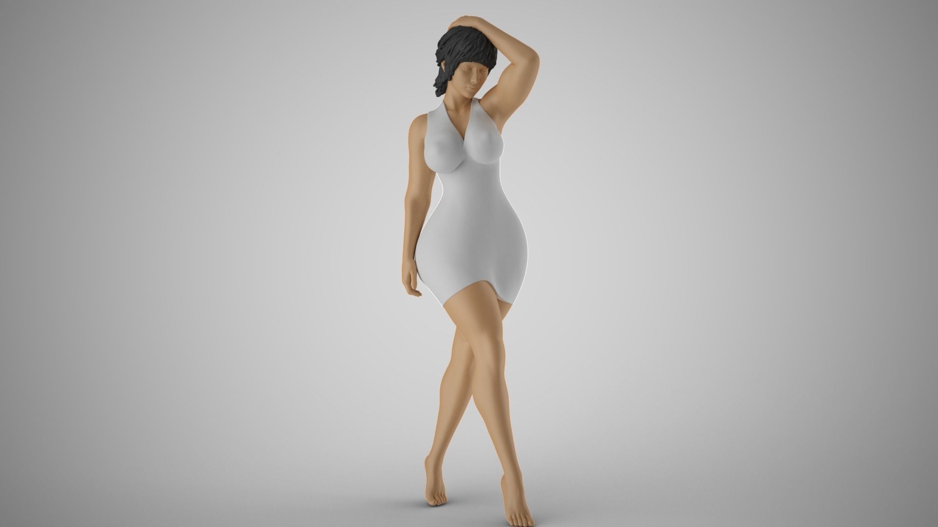 Geisha 3D model 3D printable | CGTrader