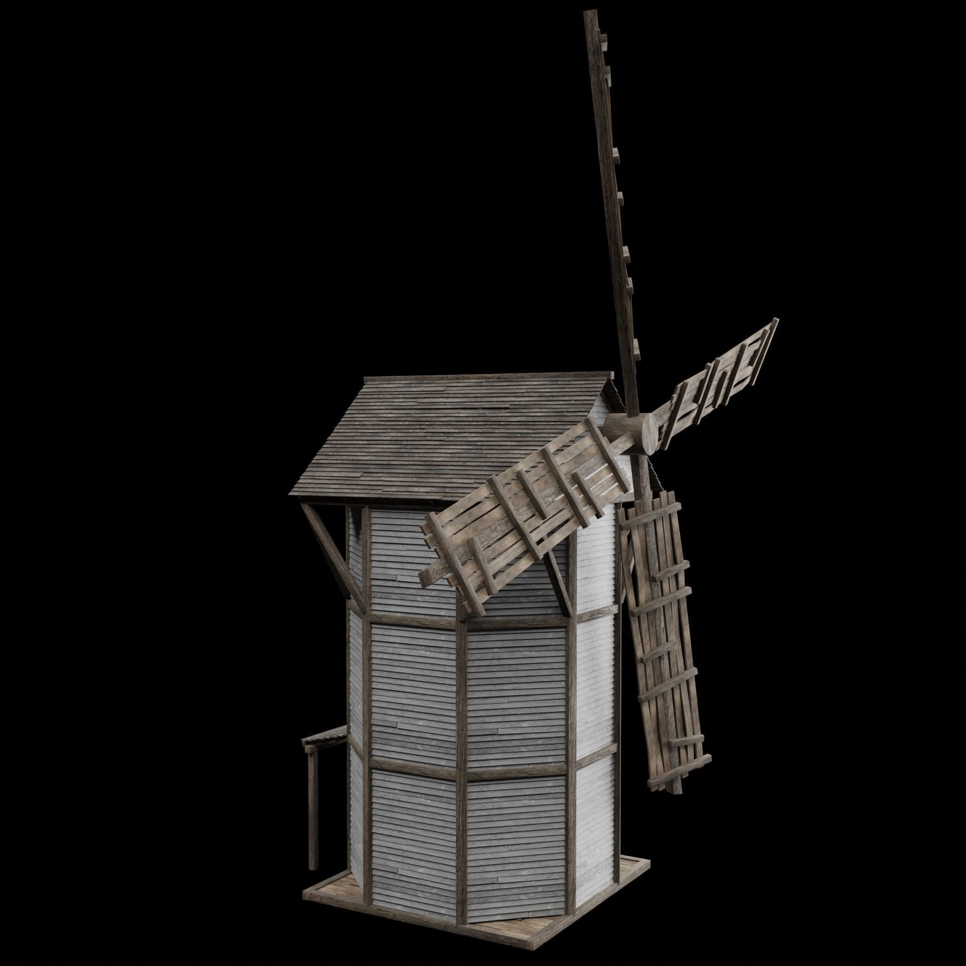 3D model WILD WEST WESTERN WINDMILL WIND MILL TURBINE COLLECTION VR / AR / low-poly | CGTrader
