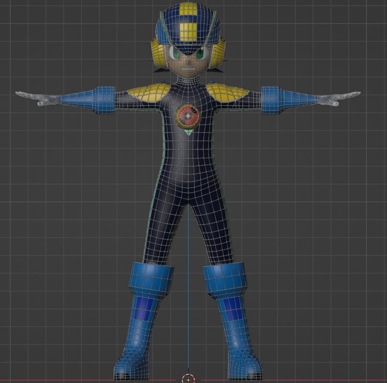 3D model Megaman EXE Model VR / AR / low-poly | CGTrader
