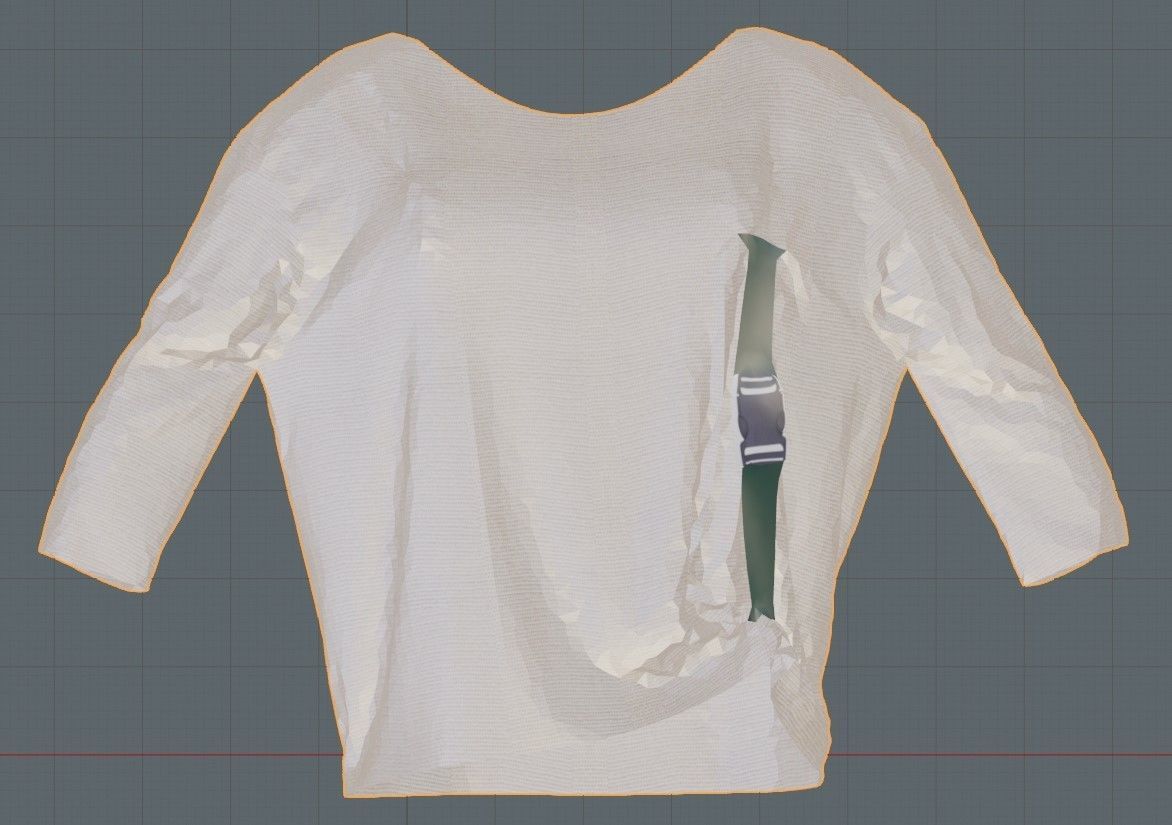 knit sweater 3d modeling by blender free 3D model | CGTrader