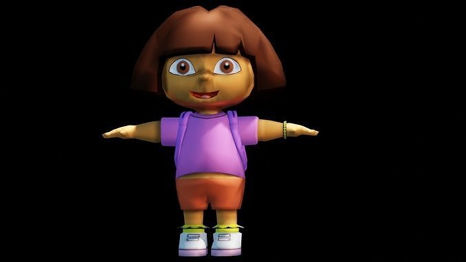 3D model Dora 3D model VR / AR / low-poly | CGTrader