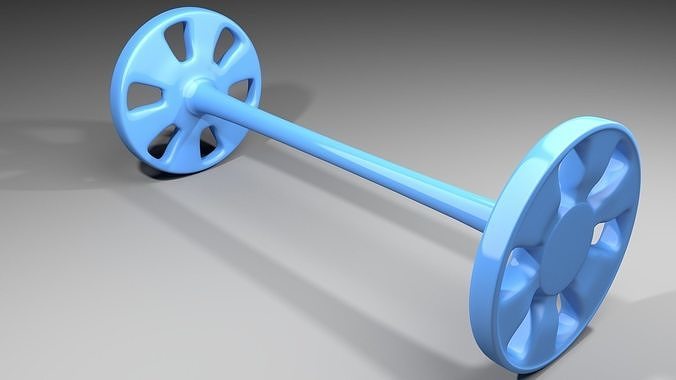 Plastic Wheel 1 3D model | CGTrader