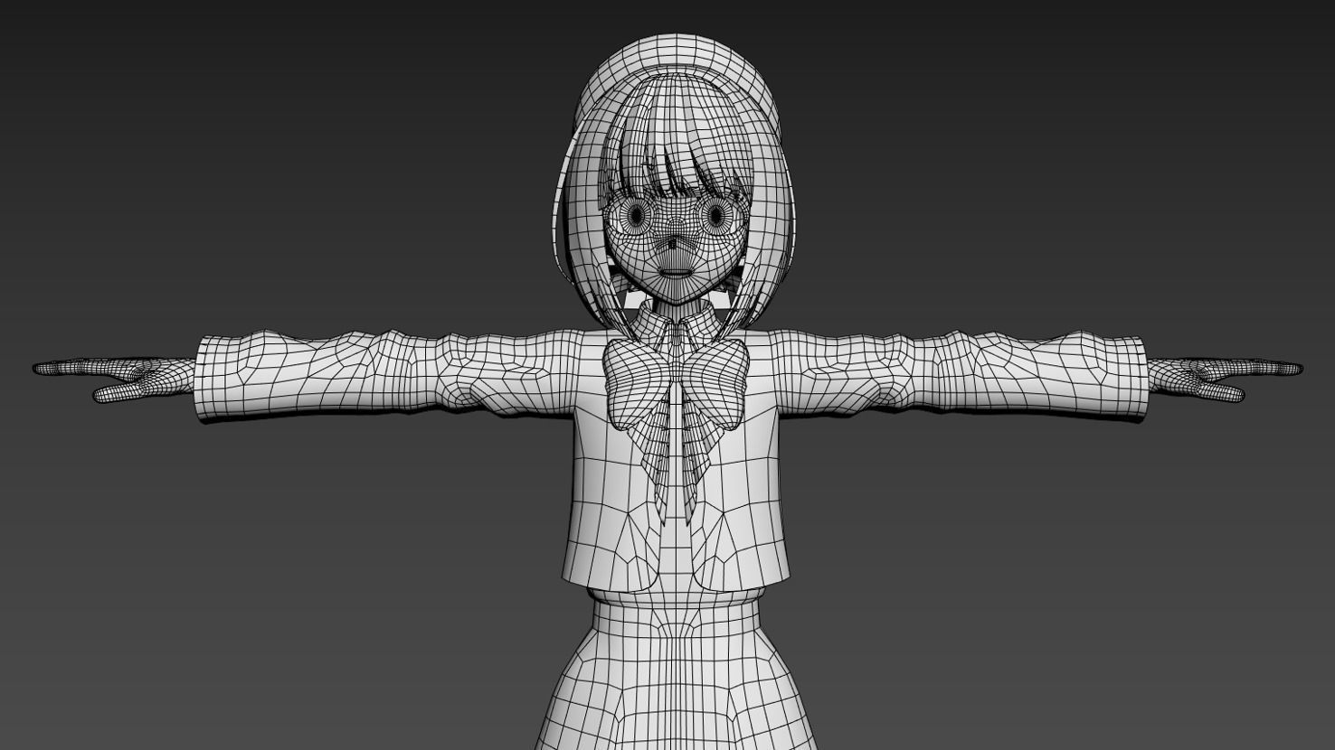 Oshi no Ko Kana VRChat Avatar 3D model rigged | CGTrader