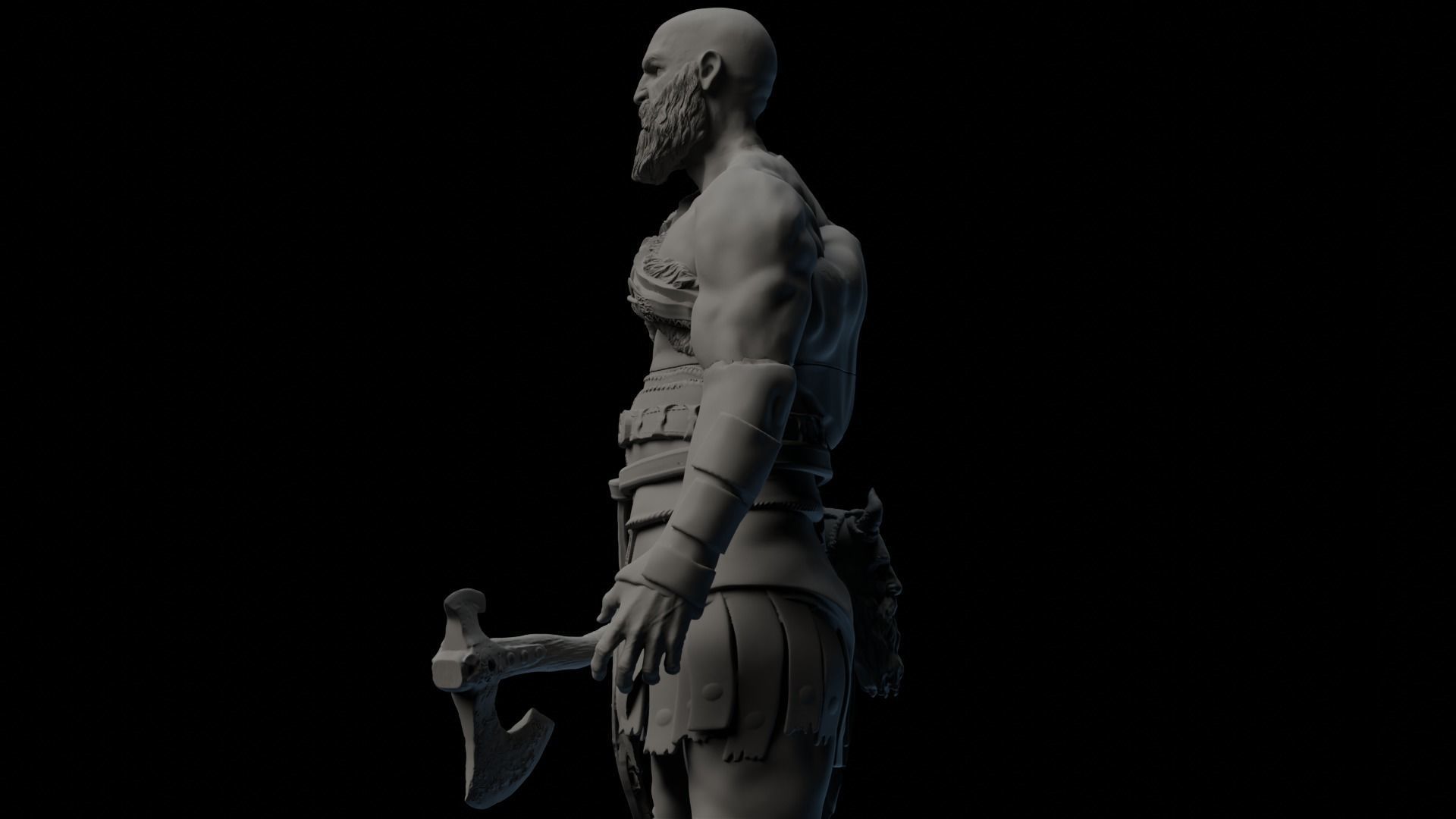 Kratos 3D Model 3D model 3D printable | CGTrader
