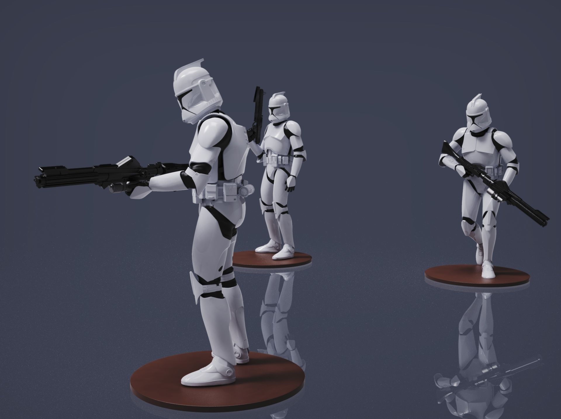 Star Wars Legion Clone Trooper Pack 2 3D model 3D printable | CGTrader