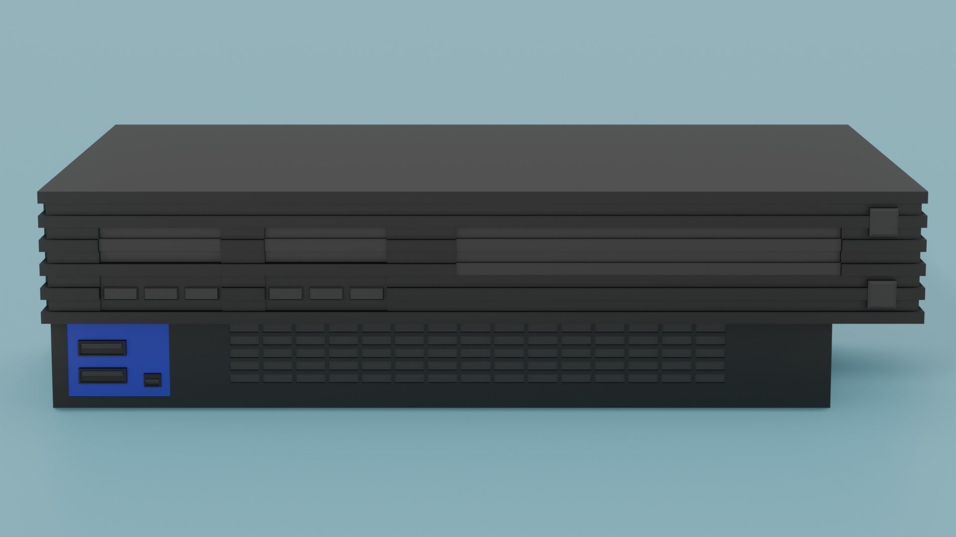 3D model Low Poly Playstation 2 FAT VR / AR / low-poly | CGTrader