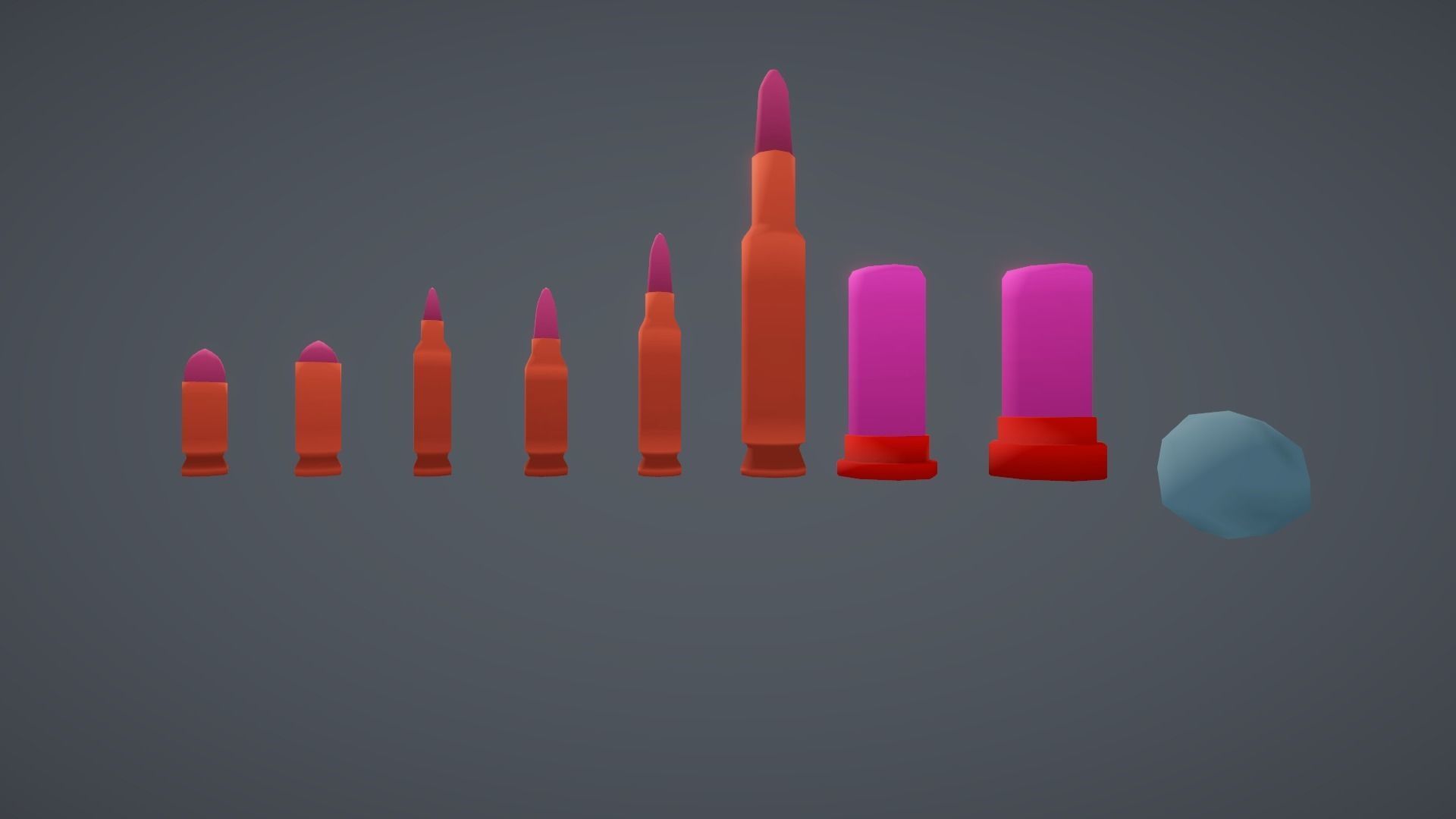 Poly World - Toon Projectiles free VR / AR / low-poly 3D model | CGTrader