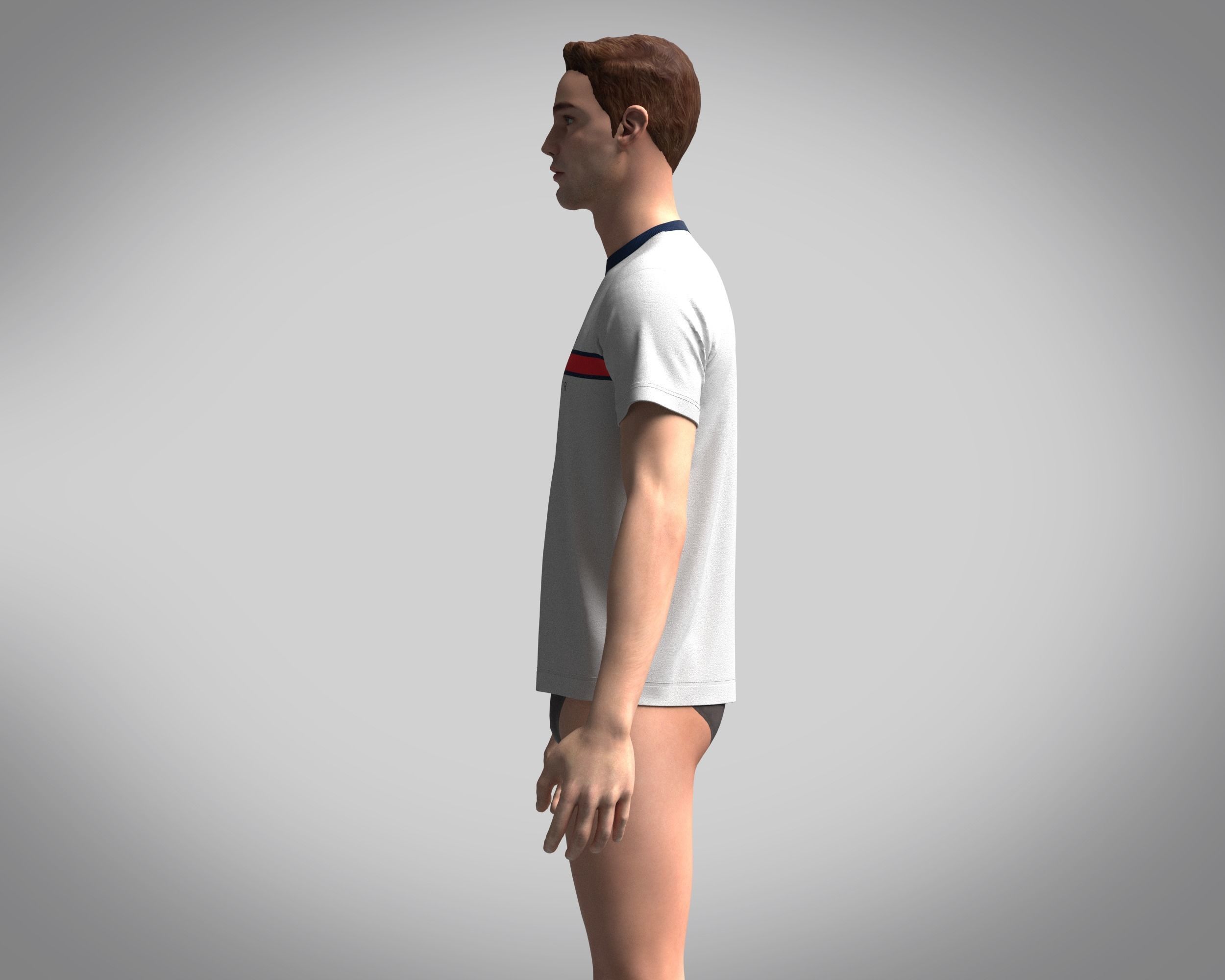 Tommy Hilfiger T-Shirt 3D model | CGTrader