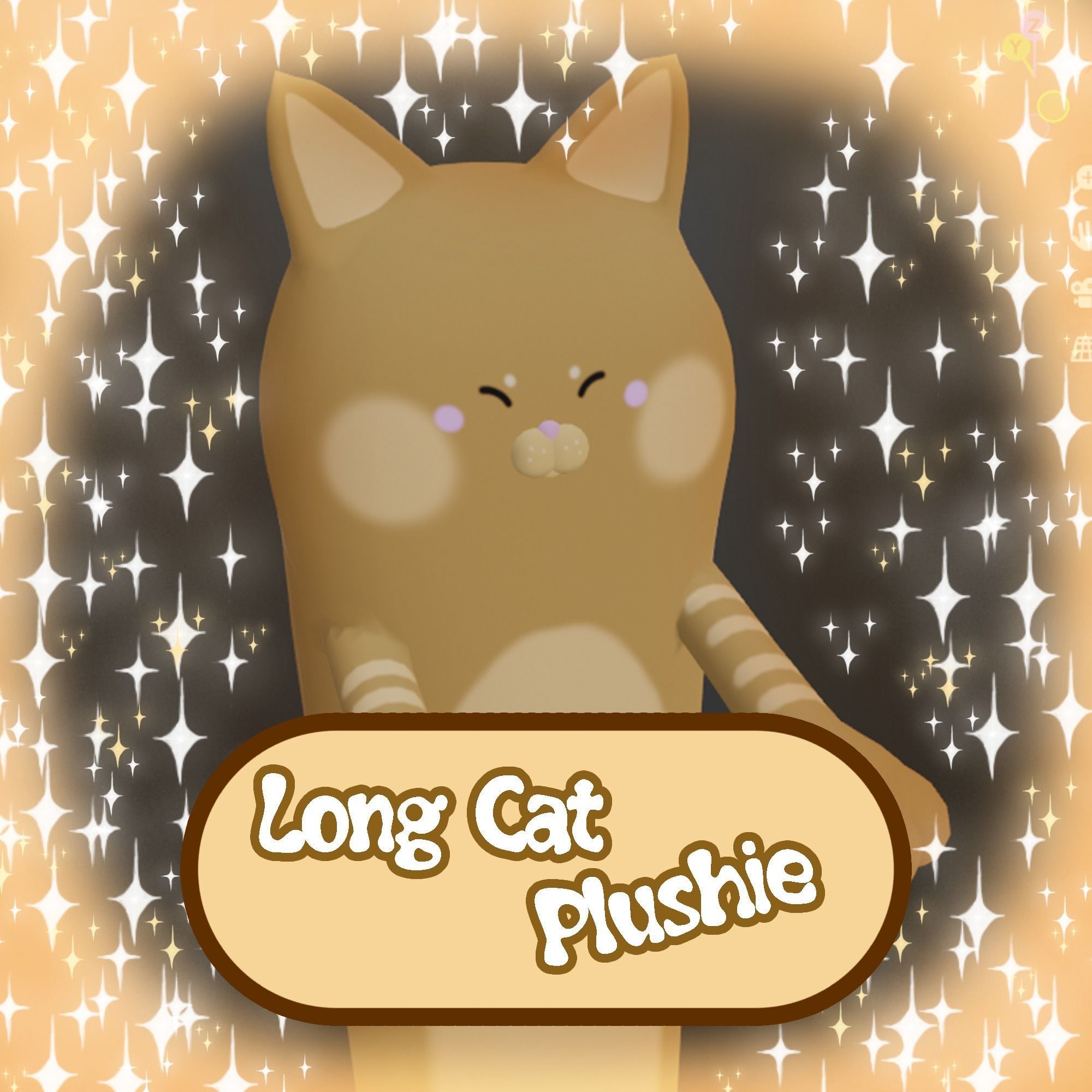 3D model Long Cat Plushie VR / AR / low-poly | CGTrader