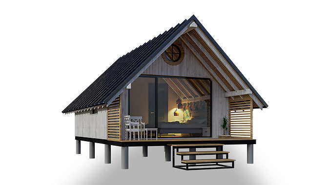 tiny house 3D model | CGTrader