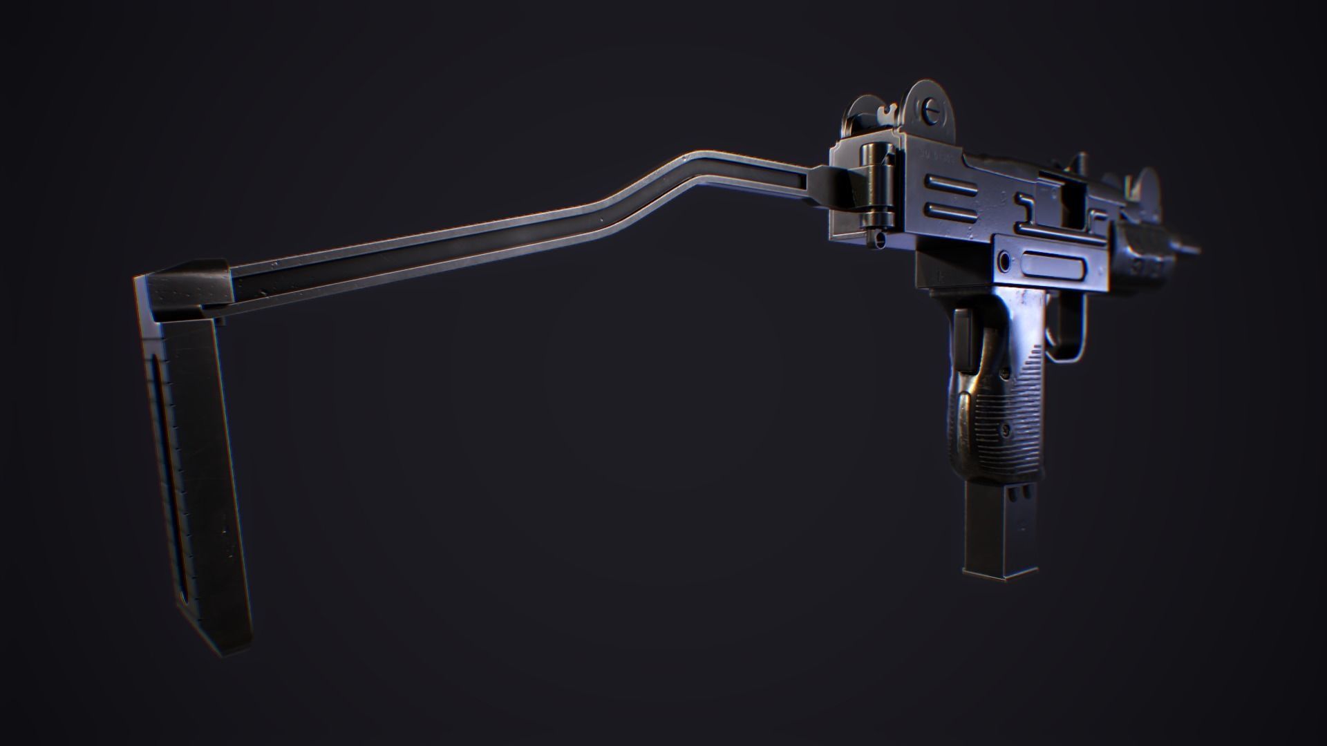 3D model Mini UZI Gun VR / AR / low-poly | CGTrader