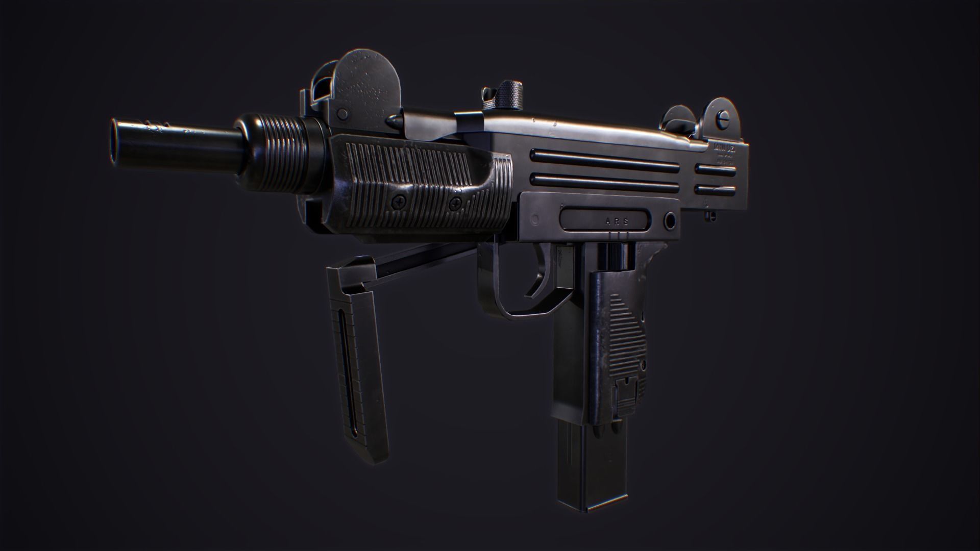 3D model Mini UZI Gun VR / AR / low-poly | CGTrader