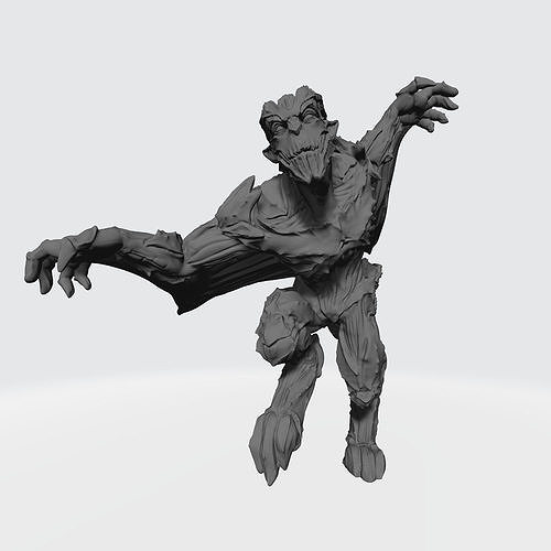 Gargoyles Running 3D Model Ready to Print 3D model 3D printable | CGTrader