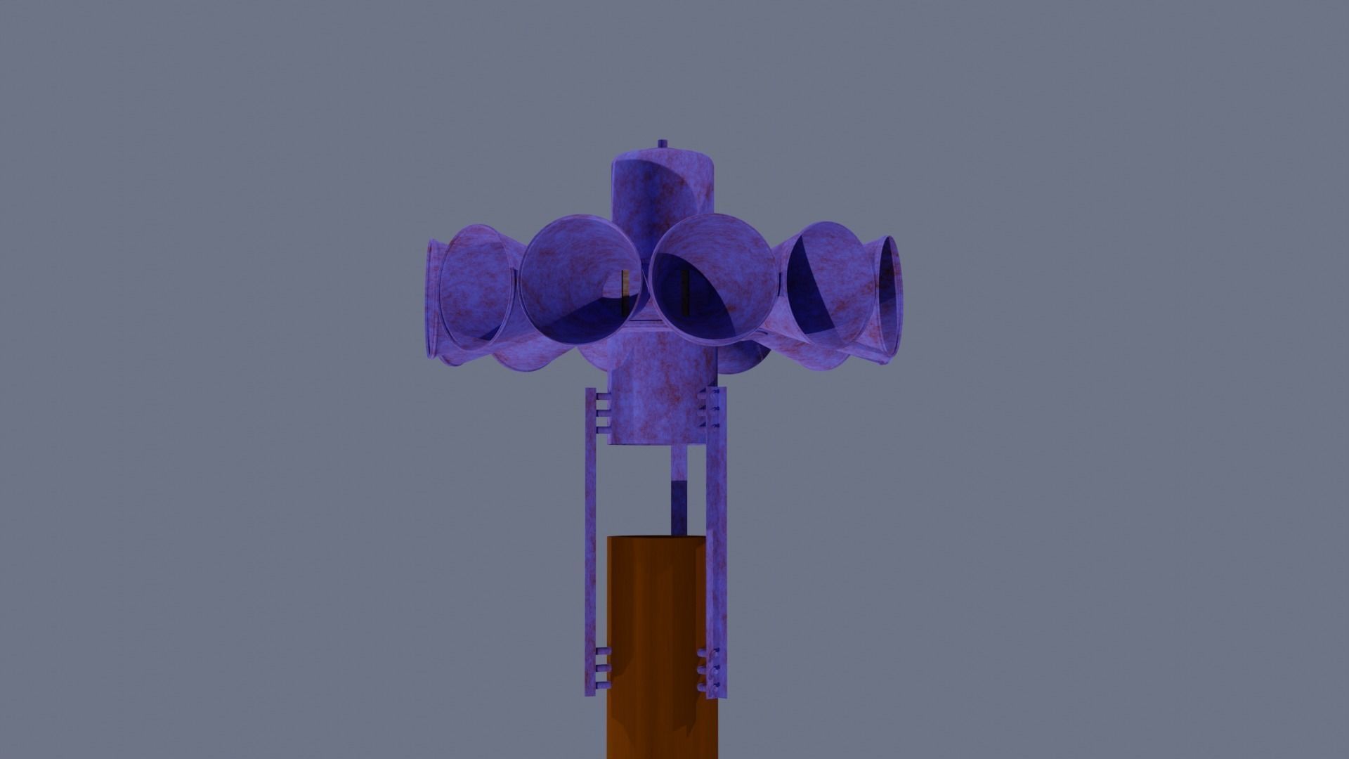 3D model Federal Signal STH-10 TORNADO SIREN VR / AR / low-poly | CGTrader