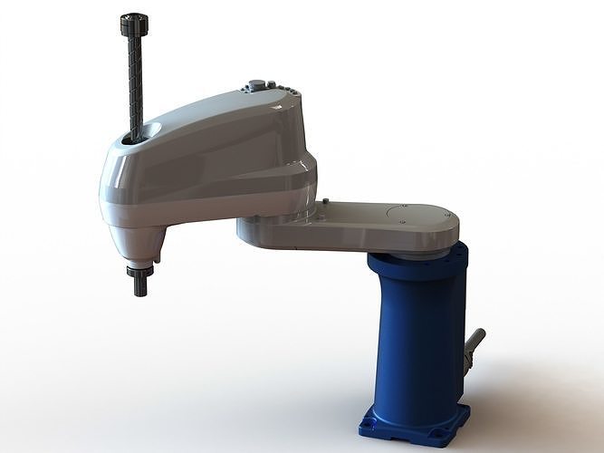 Denso 4-Axis SCARA Robots HS45452 free 3D model rigged | CGTrader