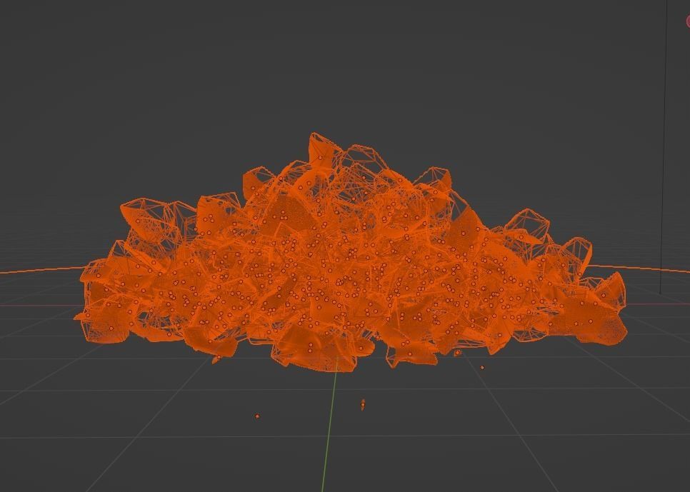shatter animation 3D model animated rigged | CGTrader