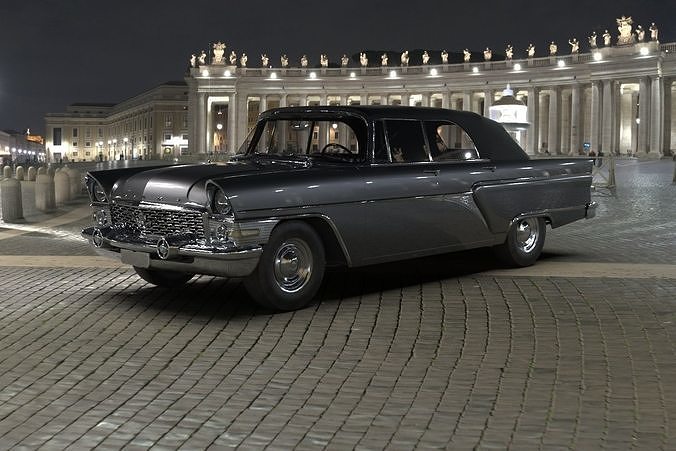 car Chaika 3D model | CGTrader