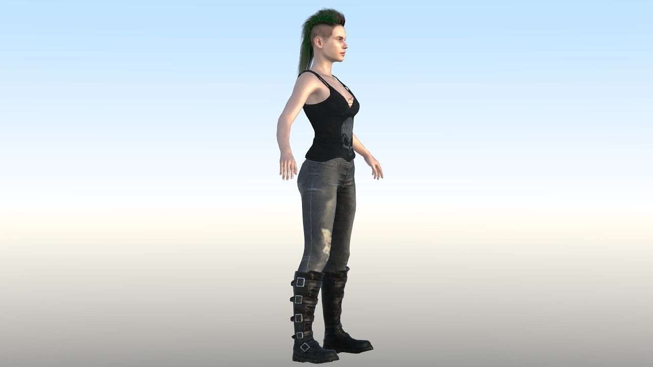 3D model Katherine Adams VR / AR / low-poly | CGTrader