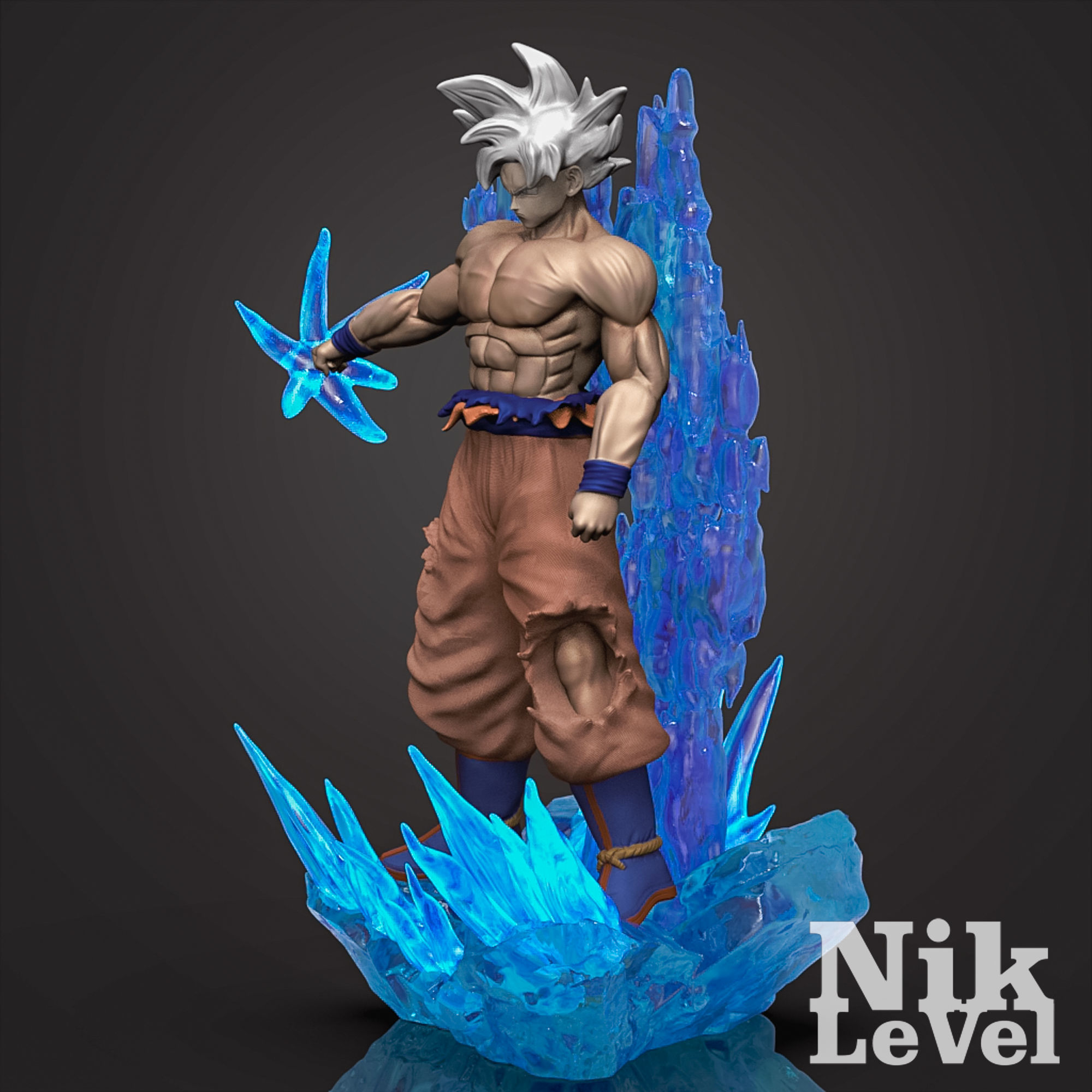 Son Goku Ultra Instinct Dragon Ball 3D Printable 3D model 3D printable ...