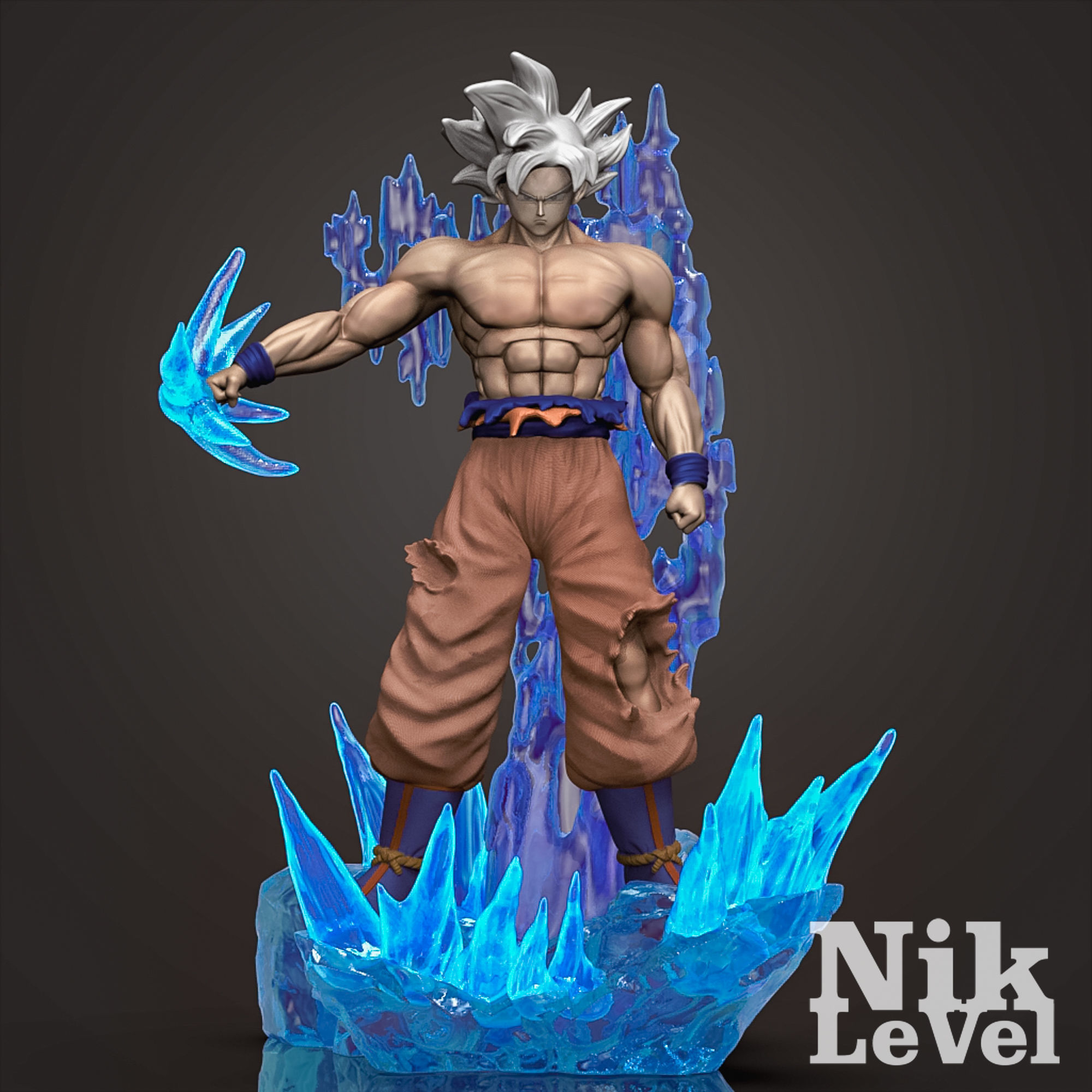 Son Goku Ultra Instinct Dragon Ball 3D Printable 3D model 3D printable ...