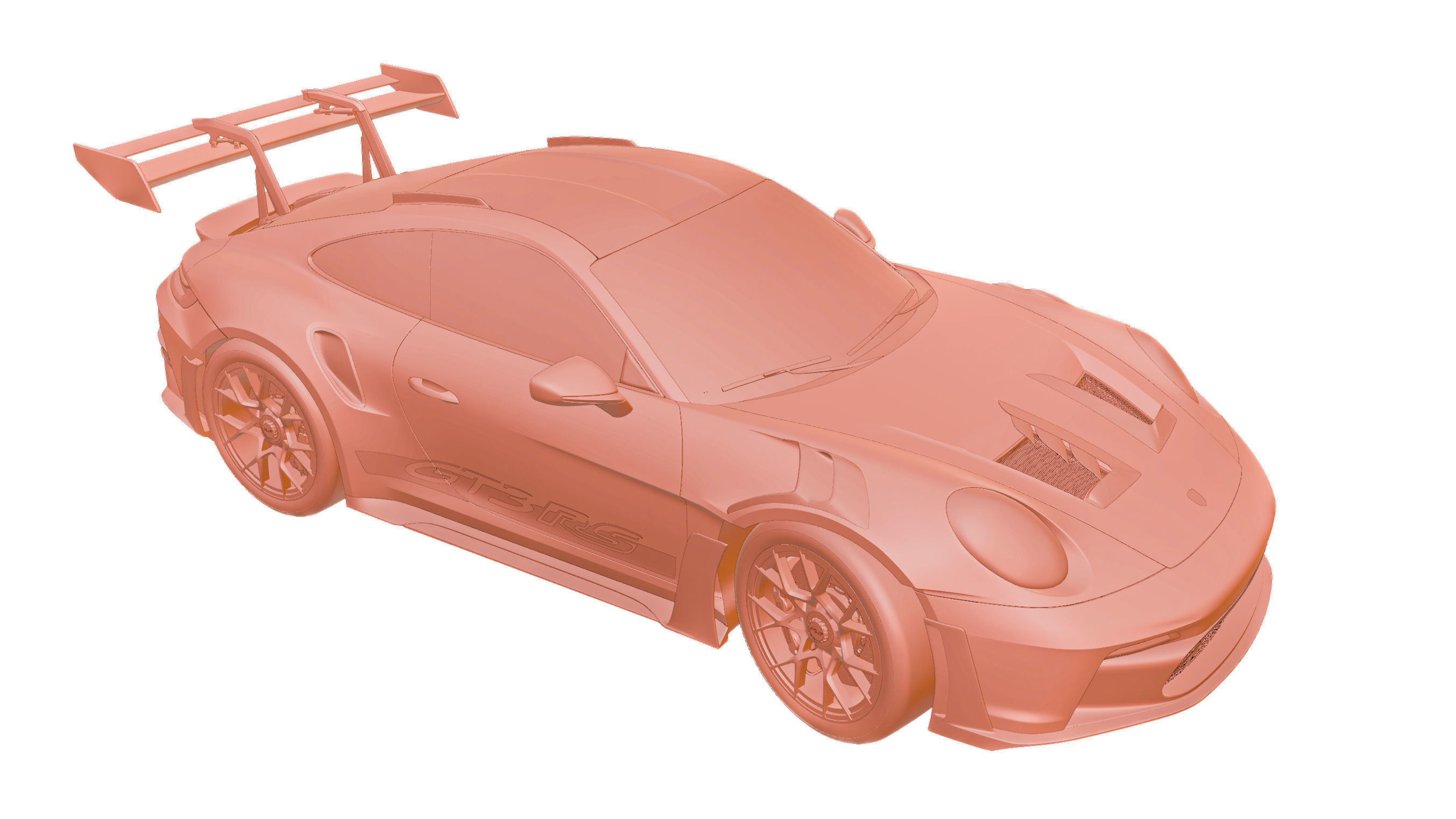 Porsche 992 GT3 RS 3D model | CGTrader