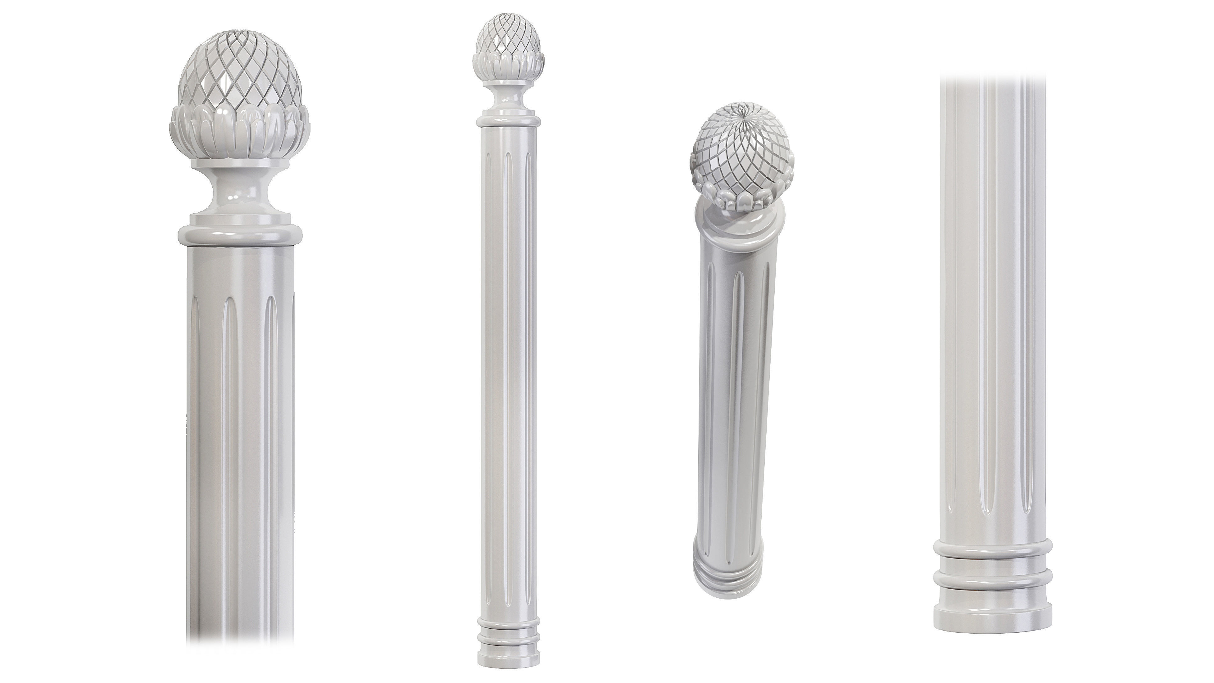 Classic baluster 02 3D model | CGTrader
