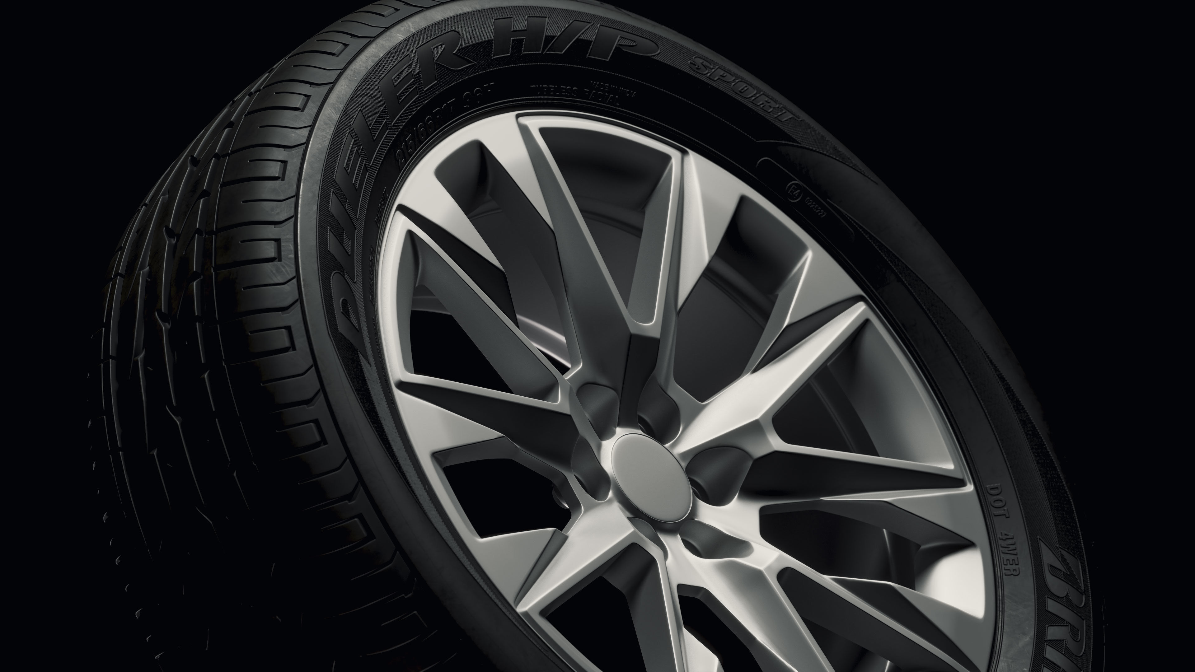 Bridgestone Dueller HP Sport Detailed 3D Model 3D model | CGTrader