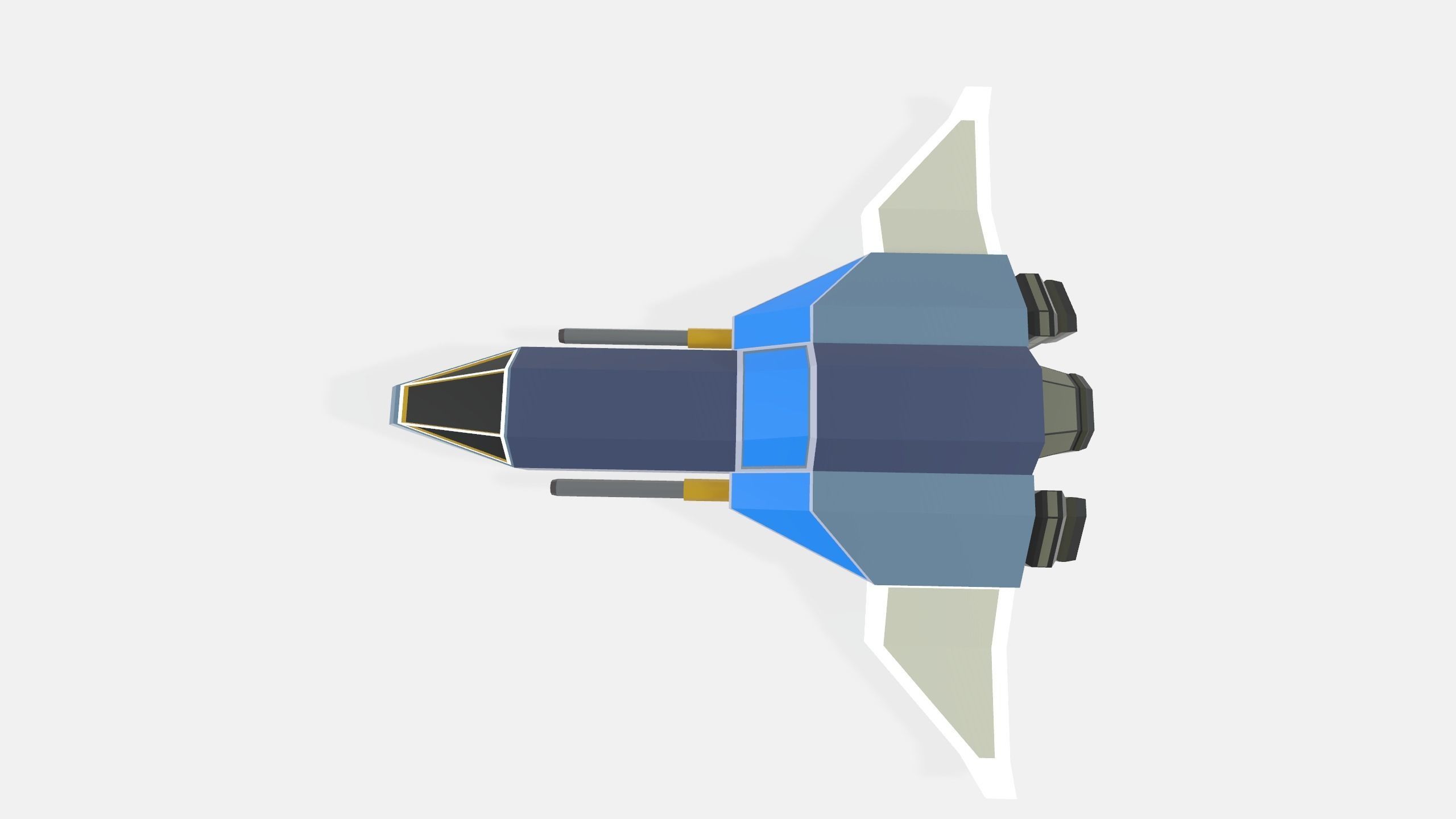 3D model Fighter Space ship VR / AR / low-poly | CGTrader